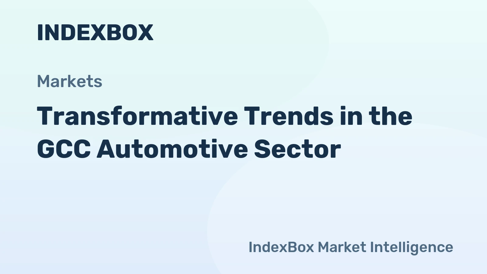 Transformative Trends in the GCC Automotive Sector