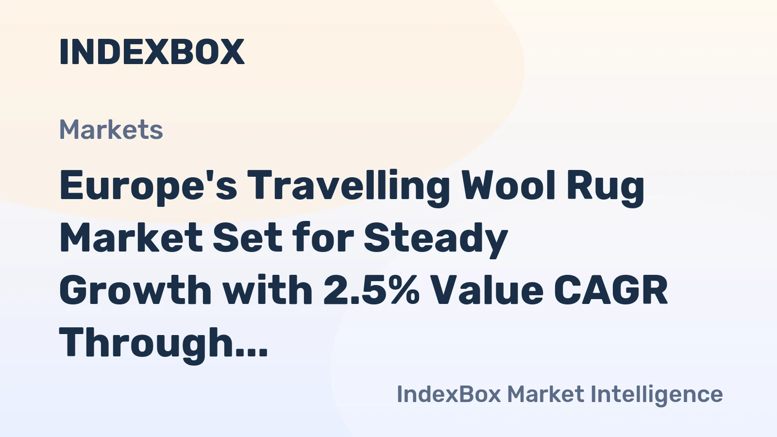 Europe's Travelling Wool Rug Market Set for Steady Growth with 2.5% Value CAGR Through 2035