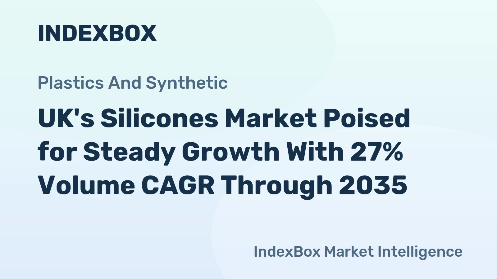 UK's Silicones Market Poised for Steady Growth With 27% Volume CAGR Through 2035