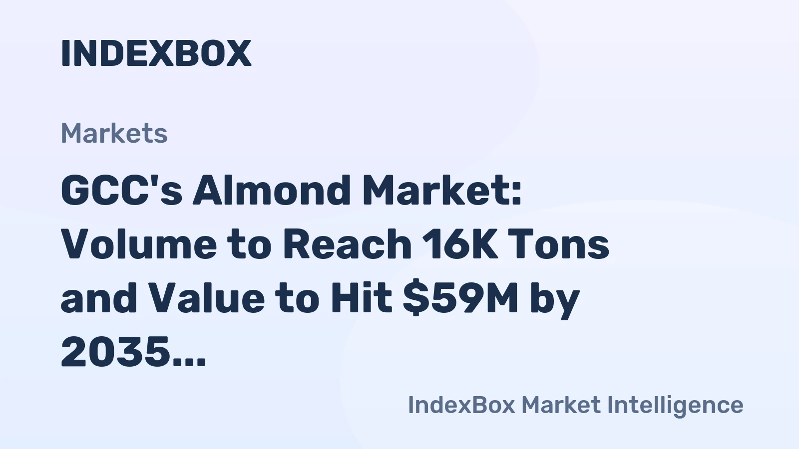 GCC's Almond Market: Volume to Reach 16K Tons and Value to Hit $59M by 2035