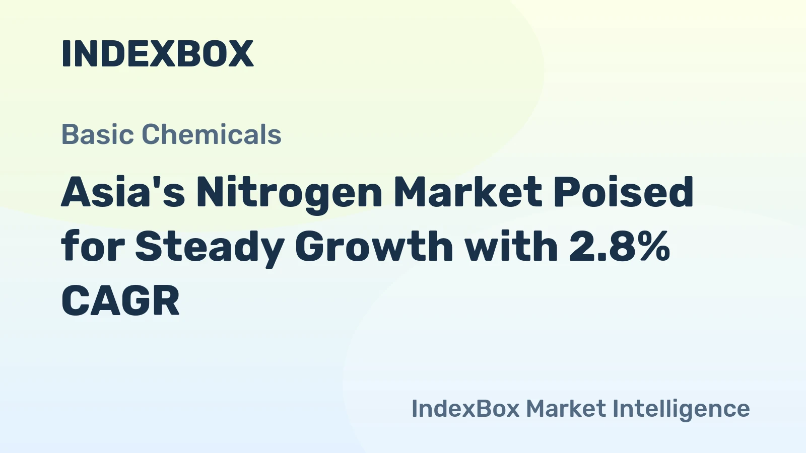 Asia's Nitrogen Market Poised for Steady Growth with 2.8% CAGR