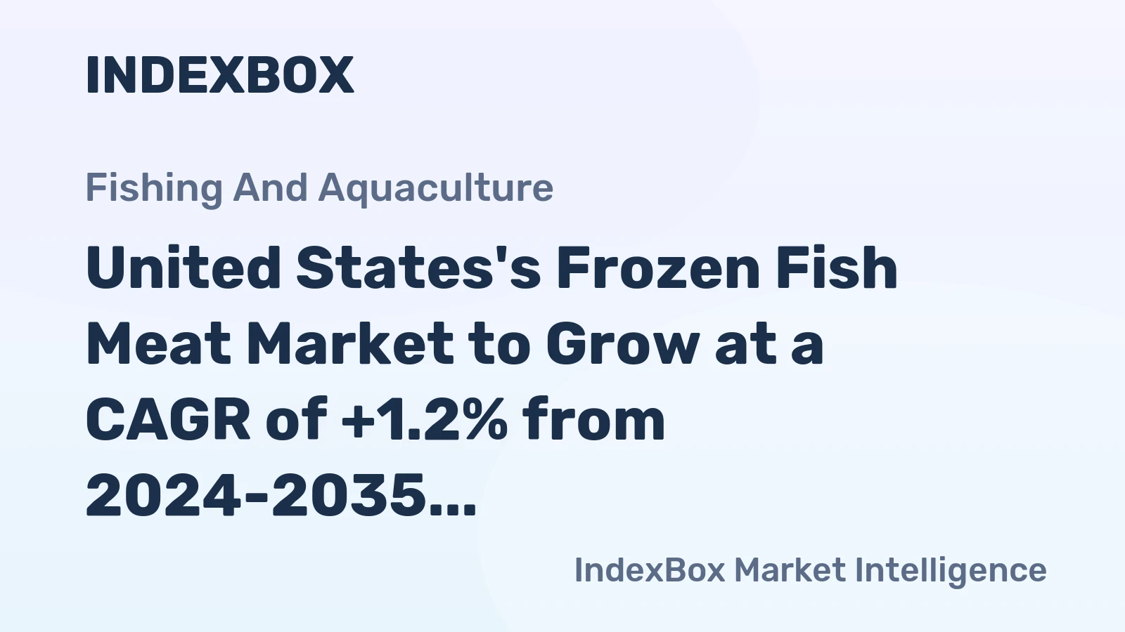 United States's Frozen Fish Meat Market to Grow at a CAGR of +1.2% from 2024-2035, with Volume Reaching 75K Tons