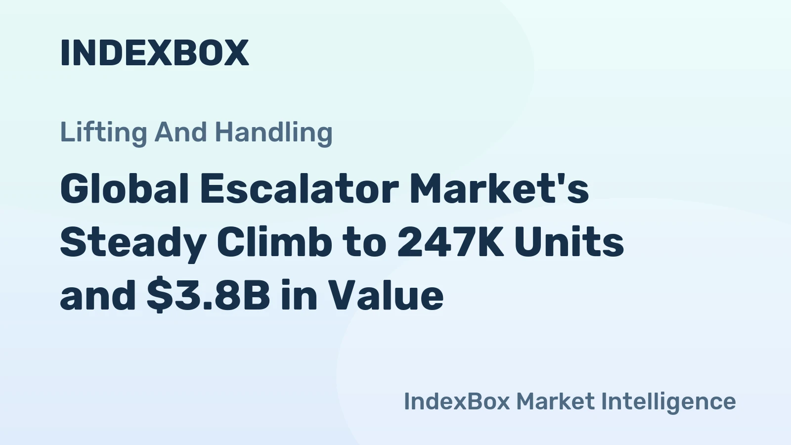 Global Escalator Market's Steady Climb to 247K Units and $3.8B in Value