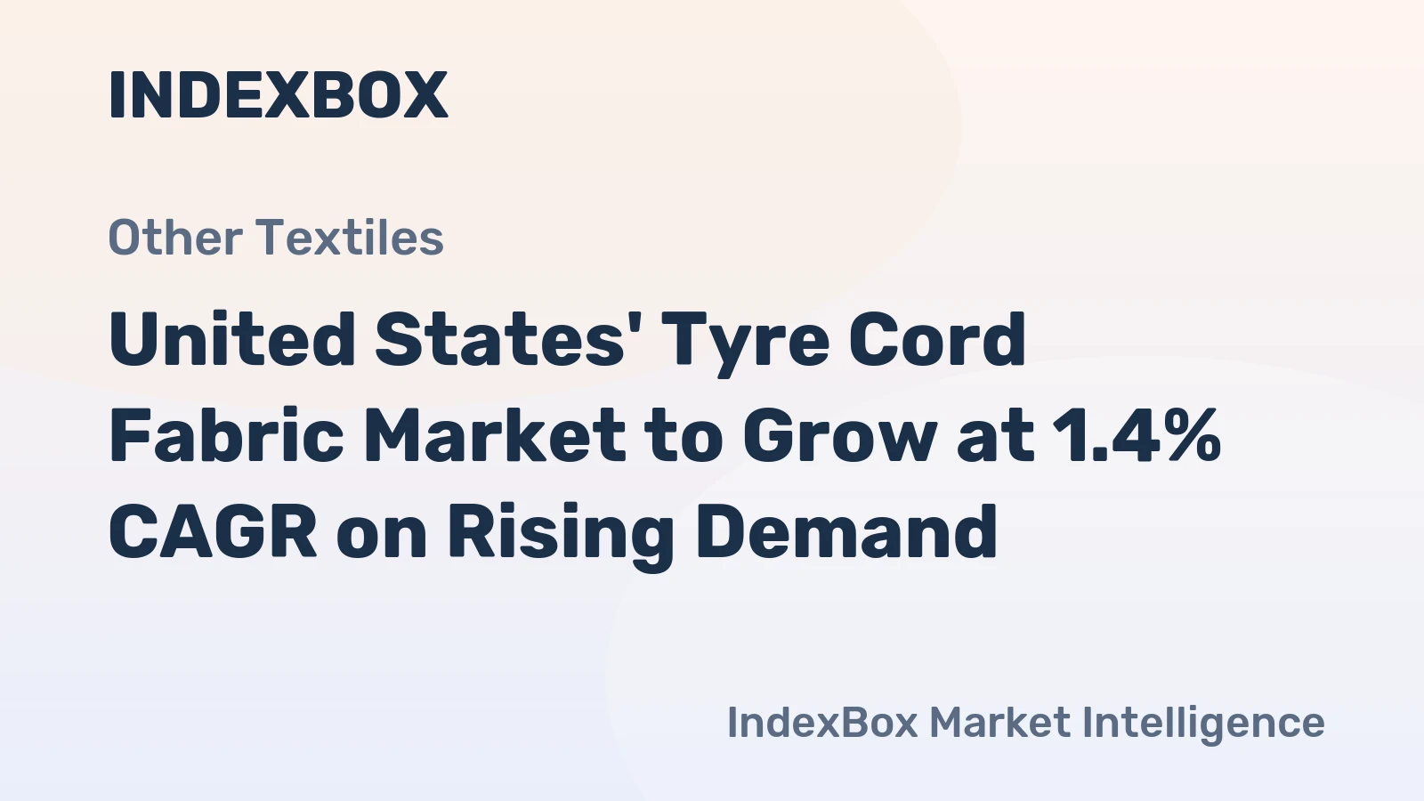 United States' Tyre Cord Fabric Market to Grow at 1.4% CAGR on Rising Demand