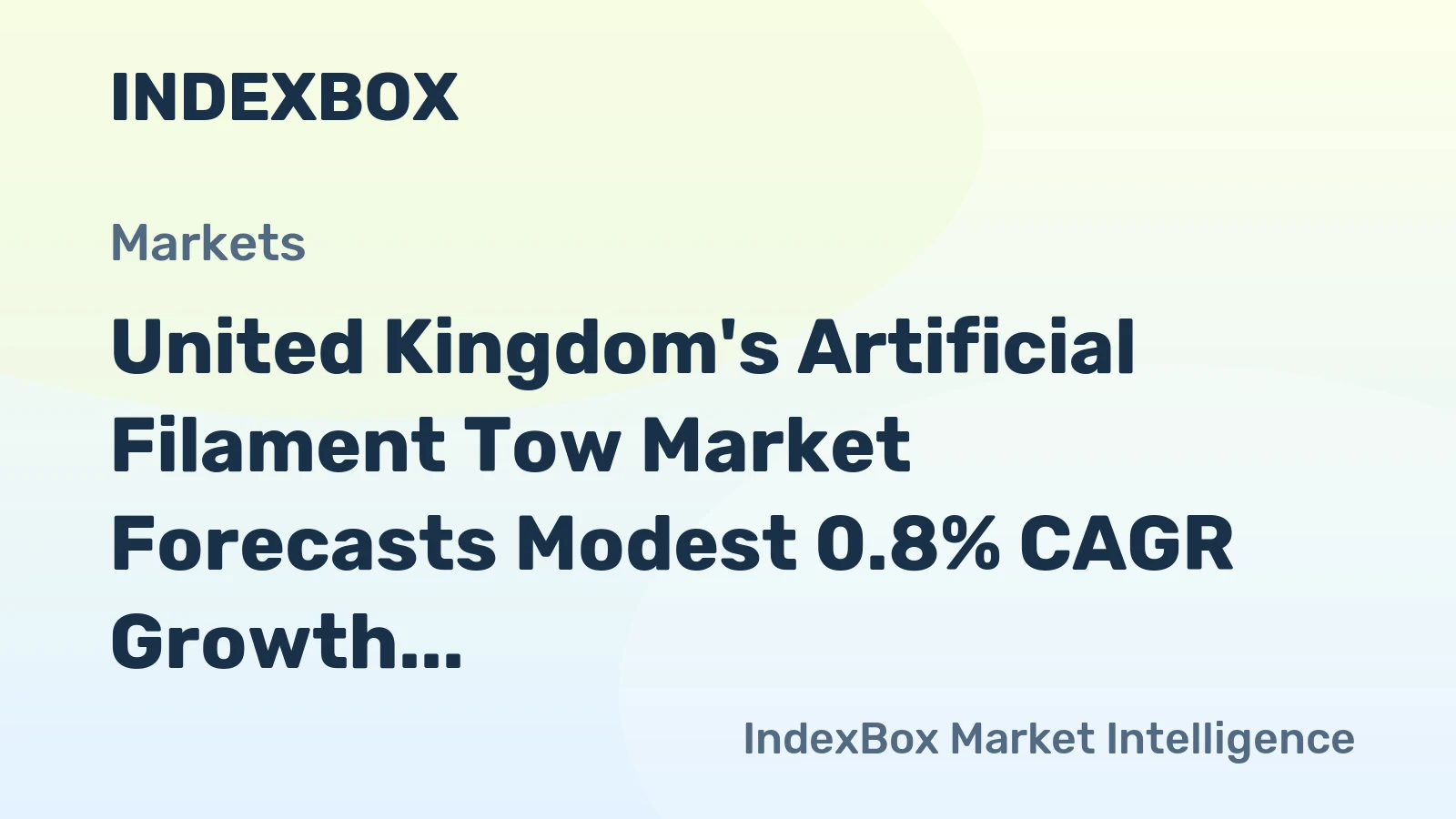 United Kingdom's Artificial Filament Tow Market Forecasts Modest 0.8% CAGR Growth Through 2035