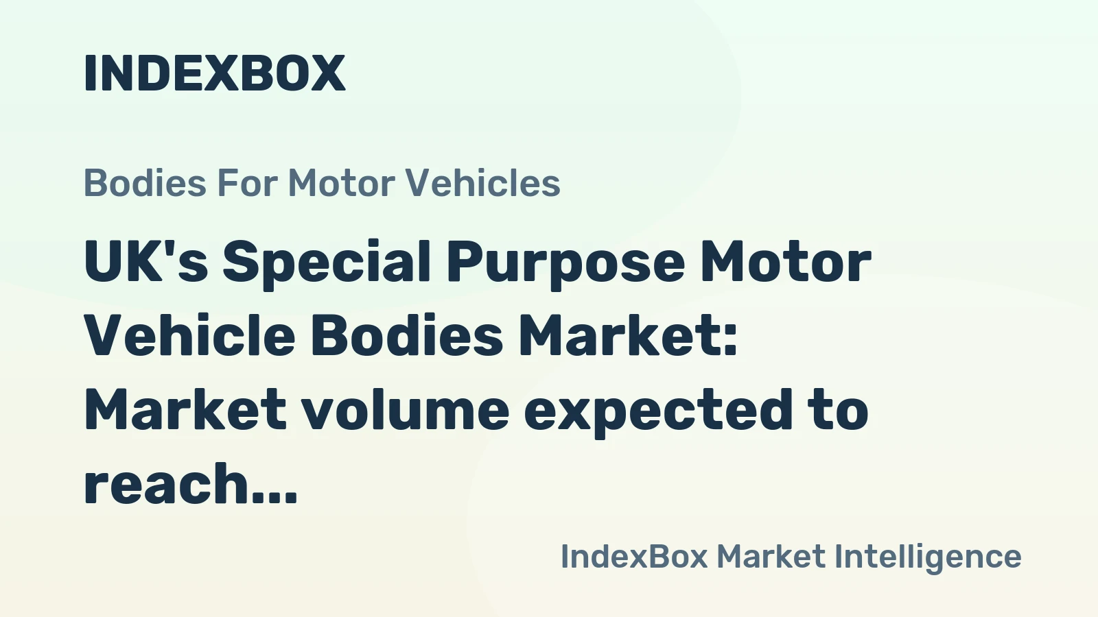 UK's Special Purpose Motor Vehicle Bodies Market: Market volume expected to reach 436K units by 2035, with a value of $1.9B