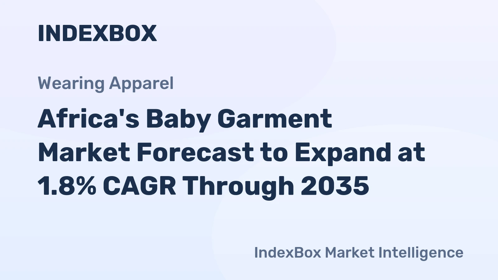 Africa's Baby Garment Market Forecast to Expand at 1.8% CAGR Through 2035