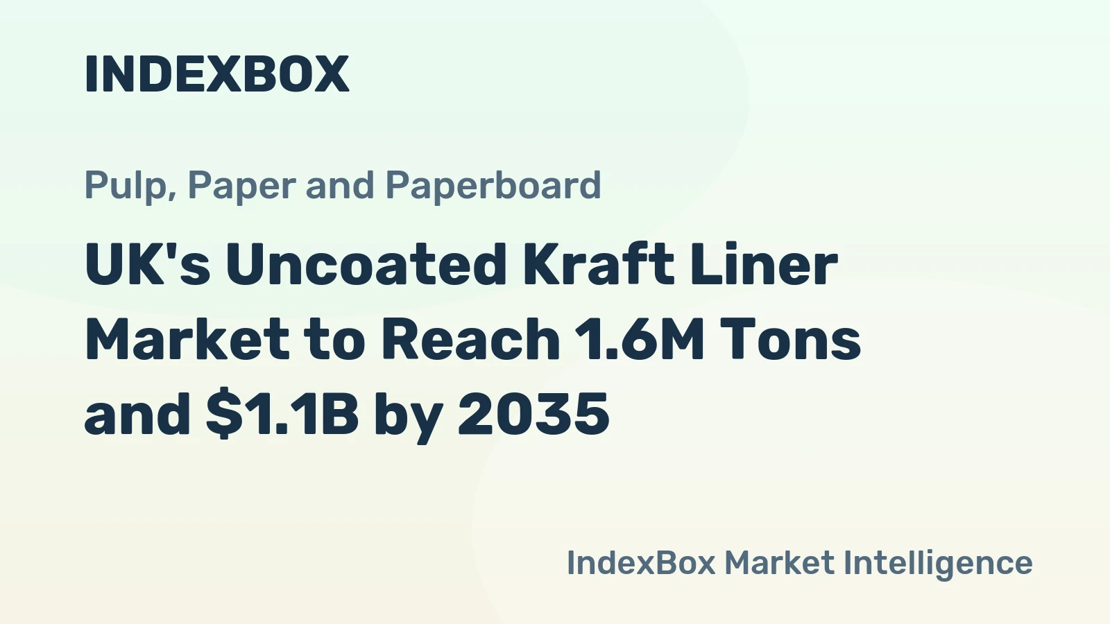 UK's Uncoated Kraft Liner Market to Reach 1.6M Tons and $1.1B by 2035