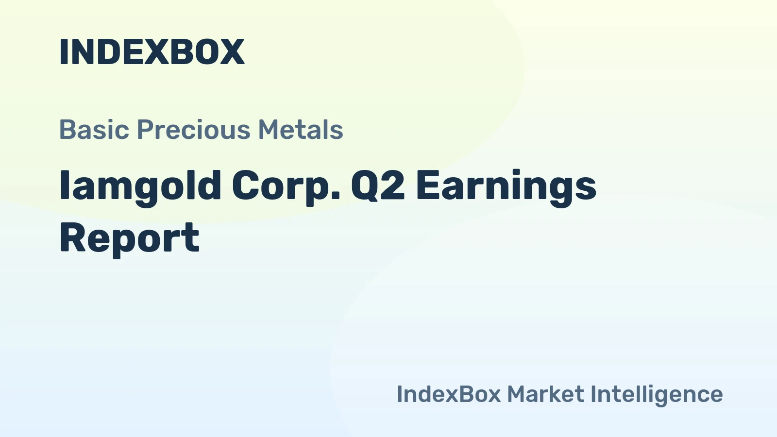 Iamgold Corp. Q2 Earnings Report