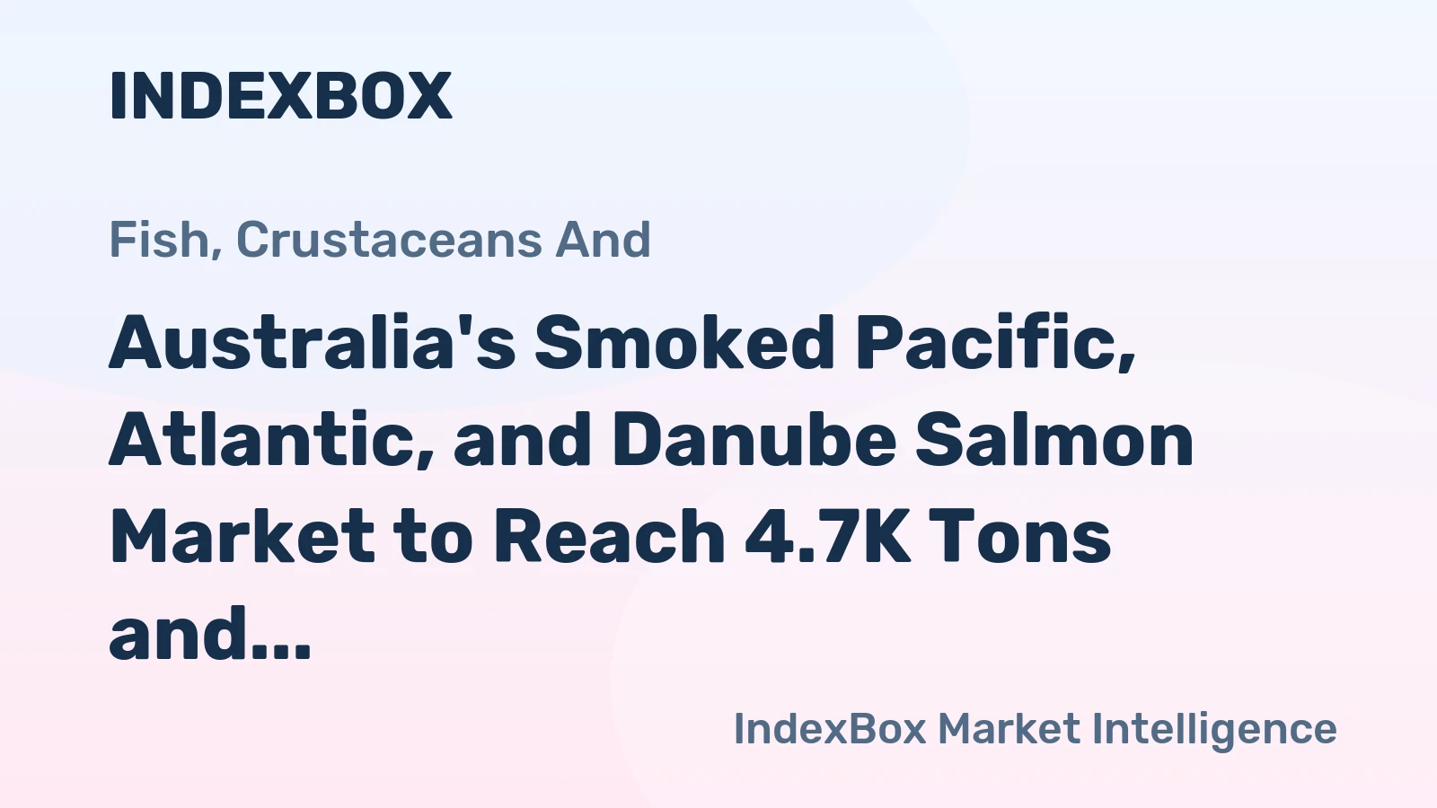Australia's Smoked Pacific, Atlantic, and Danube Salmon Market to Reach 4.7K Tons and $94M by 2035