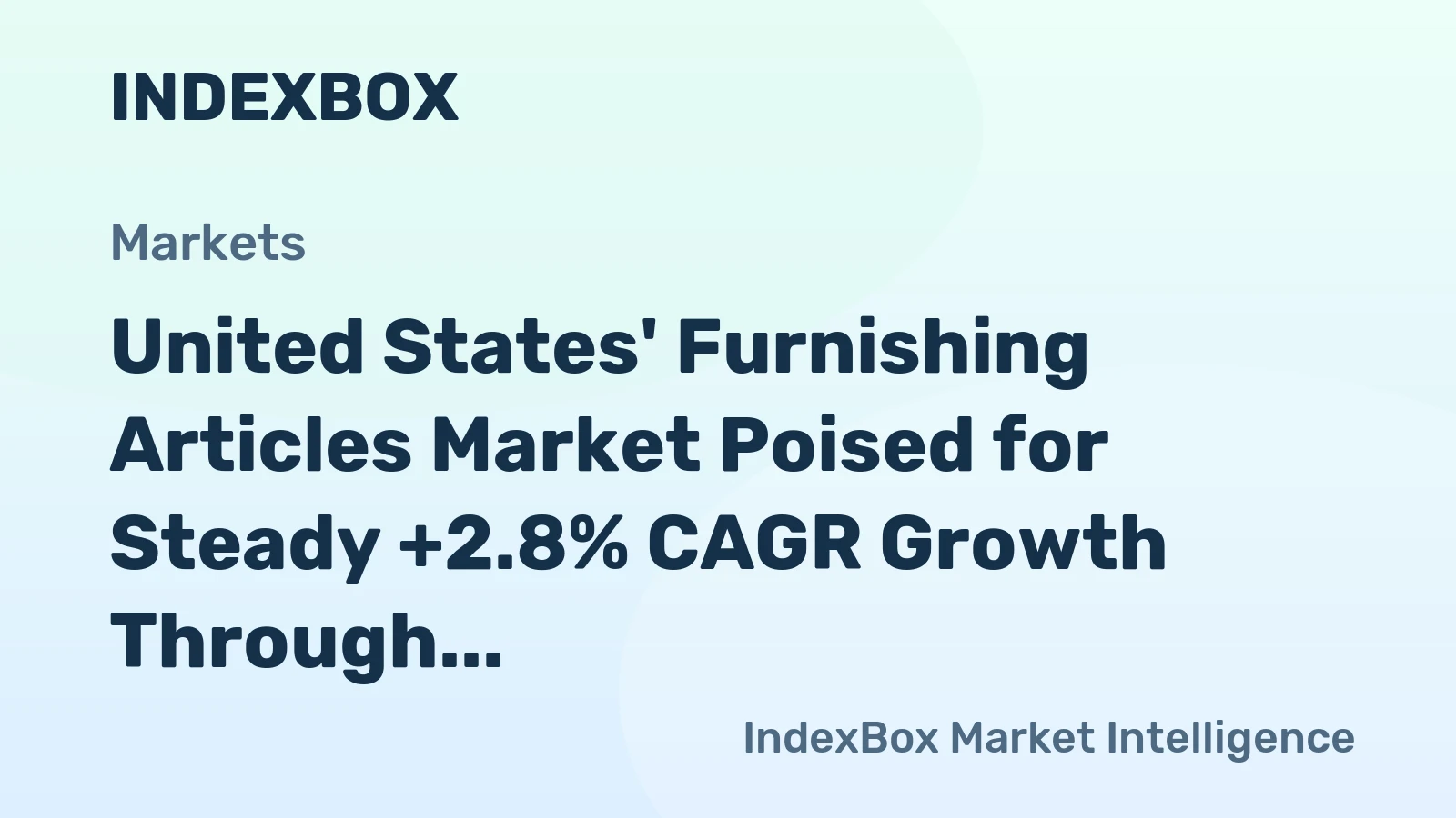 United States' Furnishing Articles Market Poised for Steady +2.8% CAGR Growth Through 2035