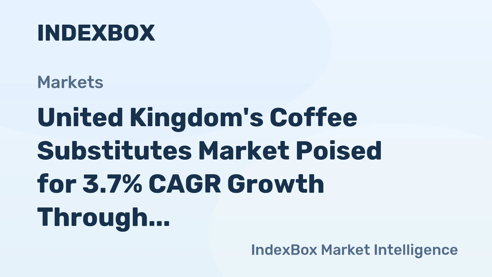 United Kingdom's Coffee Substitutes Market Poised for 3.7% CAGR Growth Through 2035