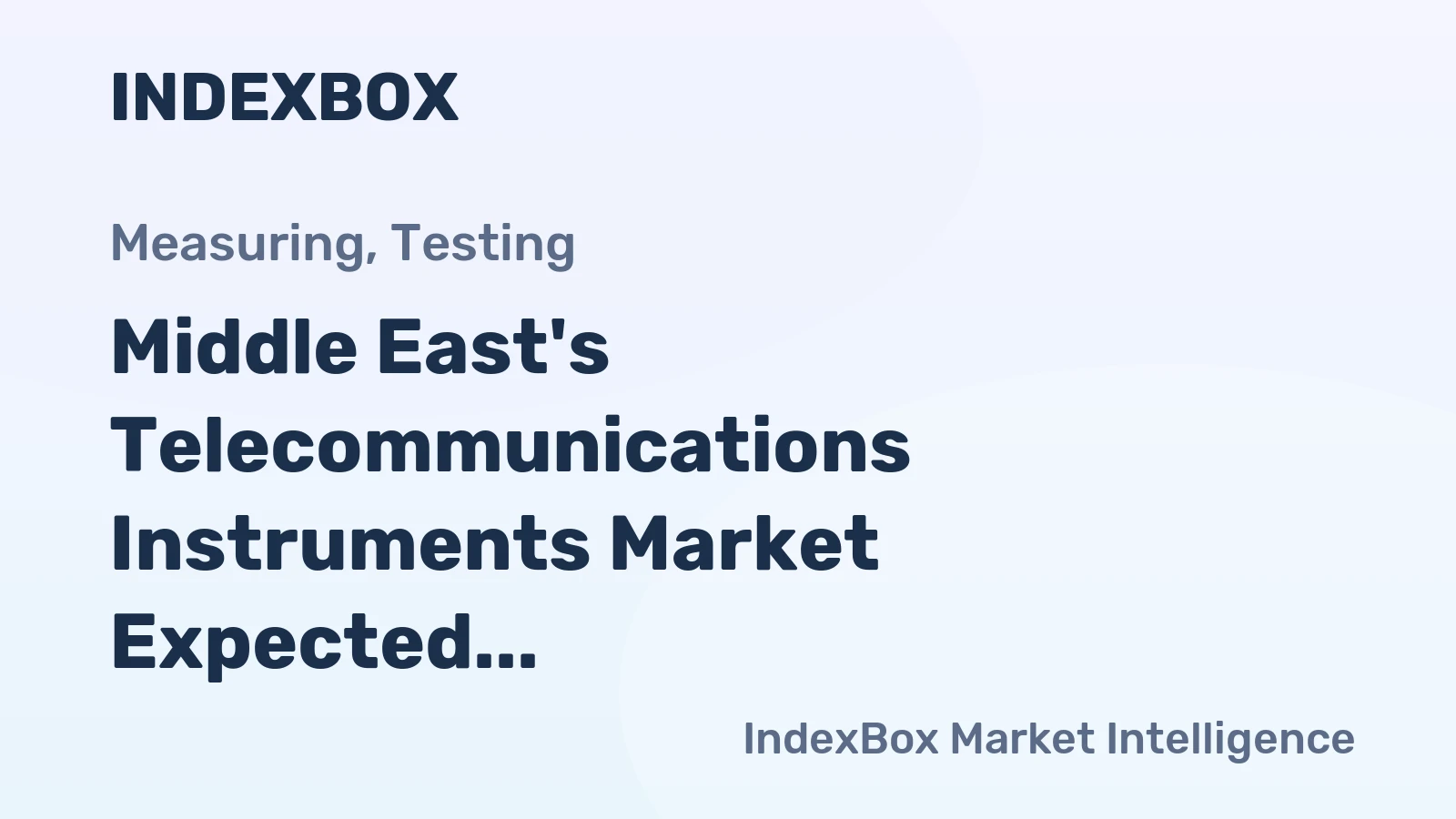 Middle East's Telecommunications Instruments Market Expected to Grow with Market Volume Reaching 587K Units by 2035
