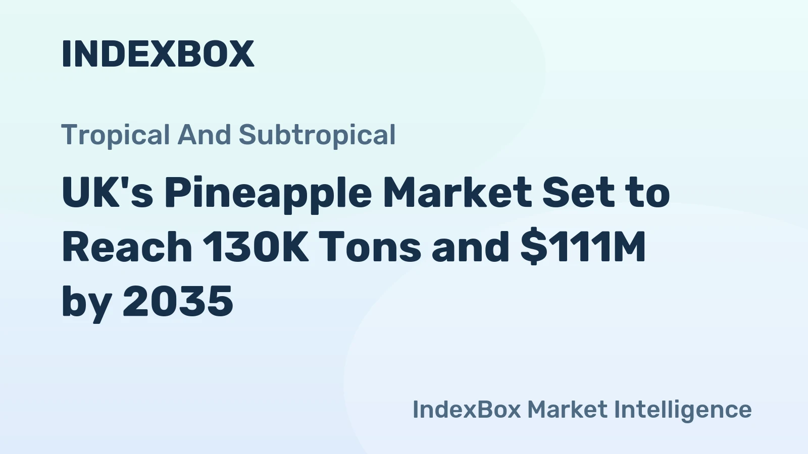 UK's Pineapple Market Set to Reach 130K Tons and $111M by 2035