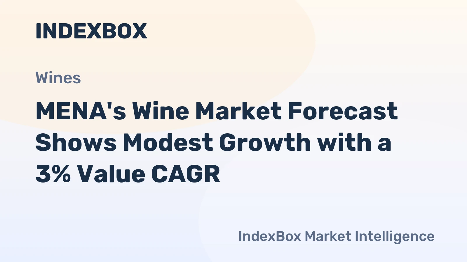 MENA's Wine Market Forecast Shows Modest Growth with a 3% Value CAGR