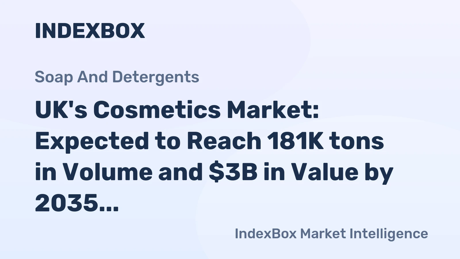 UK's Cosmetics Market: Expected to Reach 181K tons in Volume and $3B in Value by 2035