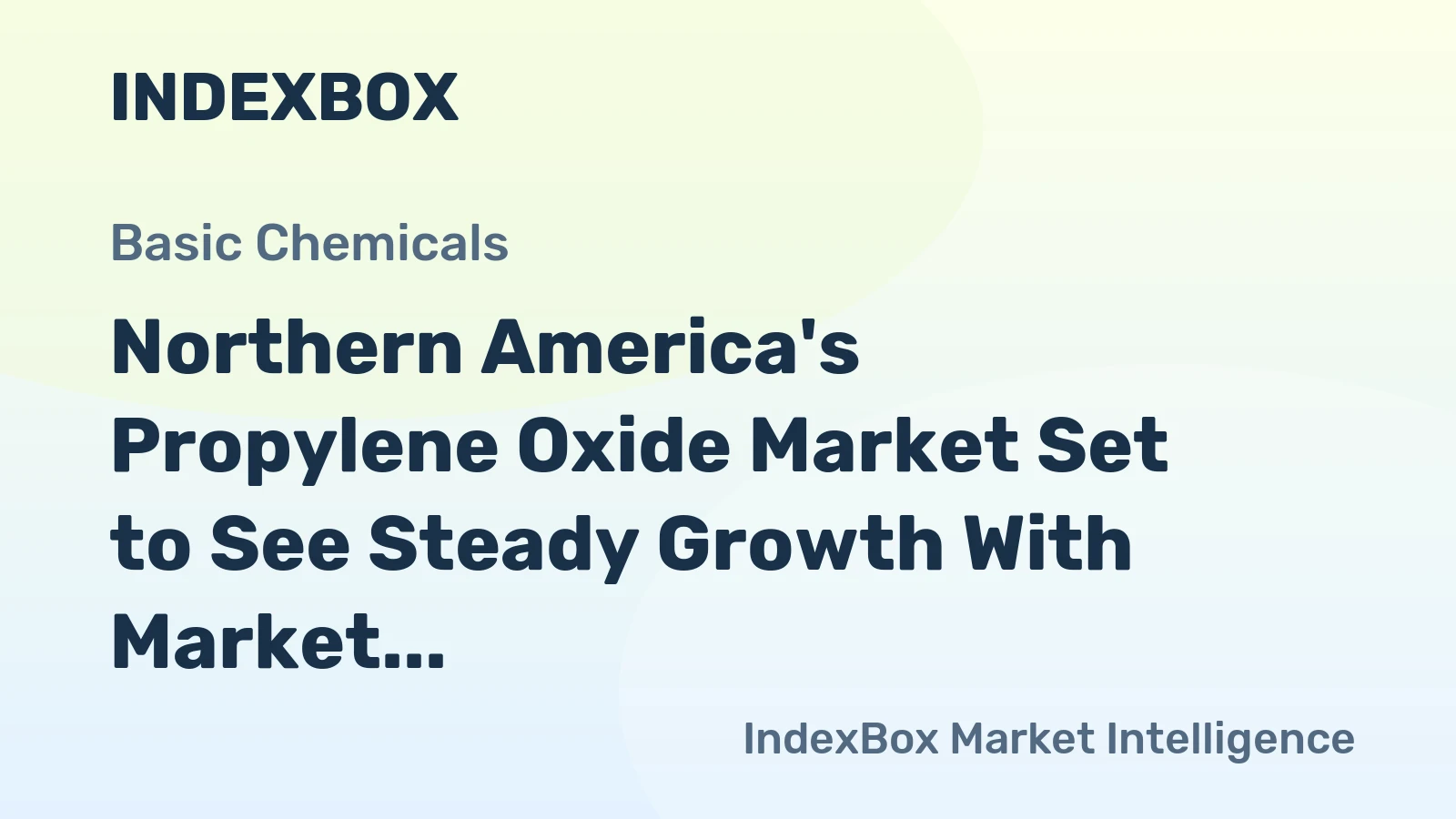 Northern America's Propylene Oxide Market Set to See Steady Growth With Market Volume Reaching 50K Tons and Market Value Surpassing $72M by 2035