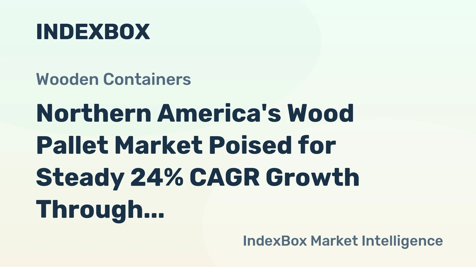 Northern America's Wood Pallet Market Poised for Steady 24% CAGR Growth Through 2035