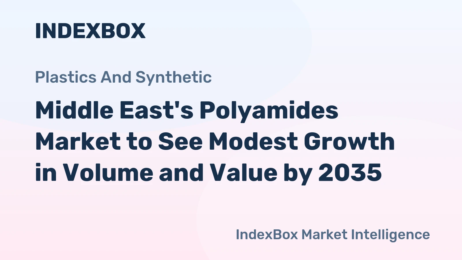 Middle East's Polyamides Market to See Modest Growth in Volume and Value by 2035