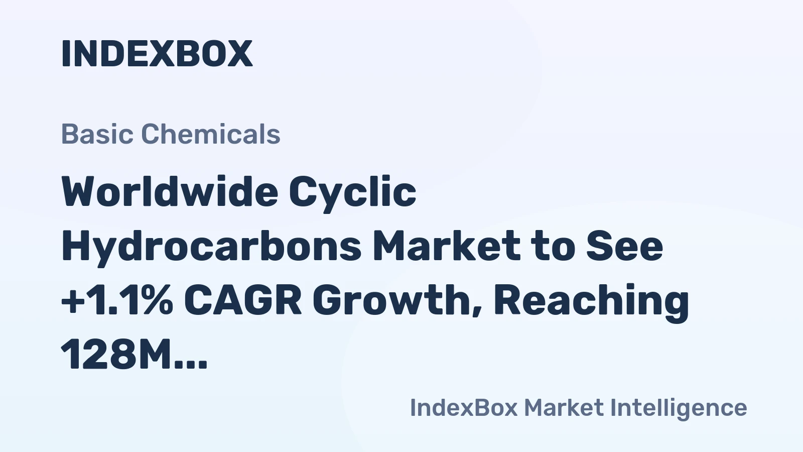 Worldwide Cyclic Hydrocarbons Market to See +1.1% CAGR Growth, Reaching 128M Tons by 2035