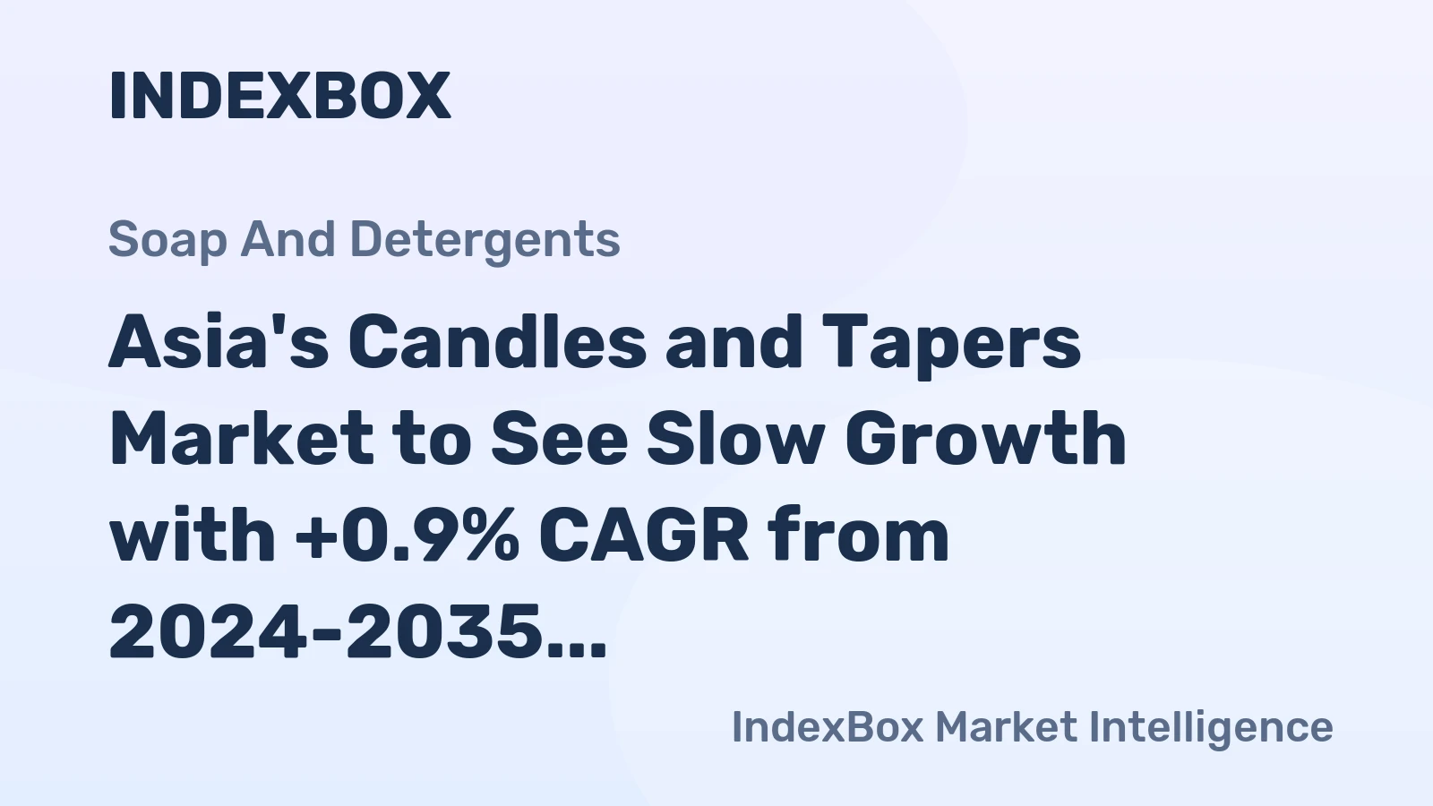 Asia's Candles and Tapers Market to See Slow Growth with +0.9% CAGR from 2024-2035
