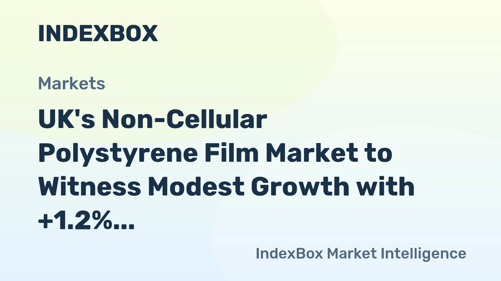 UK's Non-Cellular Polystyrene Film Market to Witness Modest Growth with +1.2% CAGR by 2035