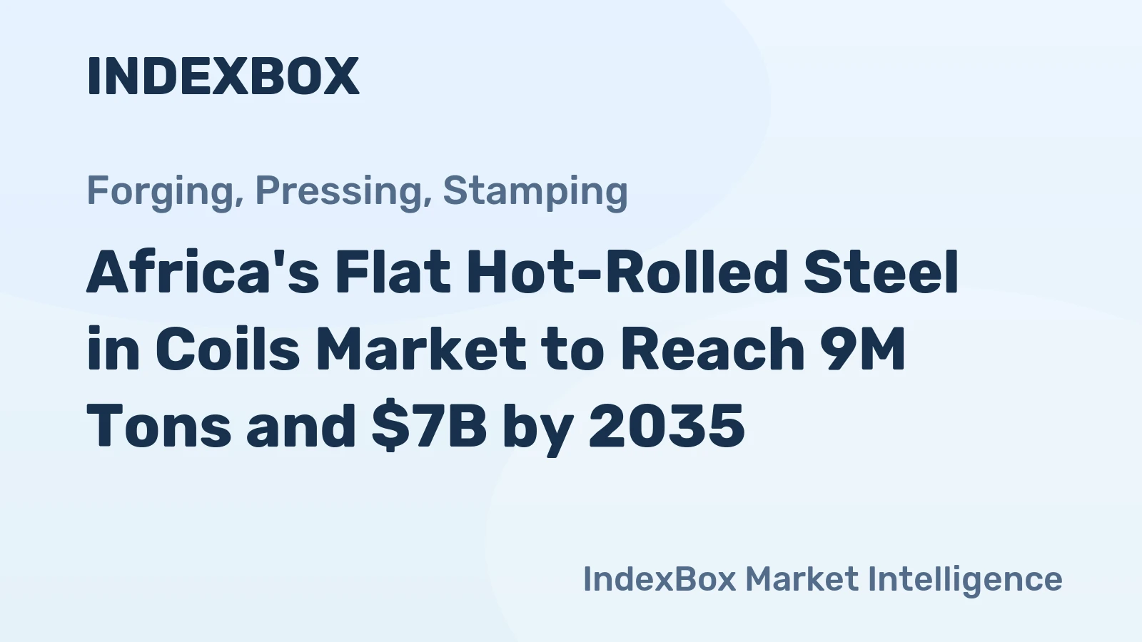 Africa's Flat Hot-Rolled Steel in Coils Market to Reach 9M Tons and $7B by 2035