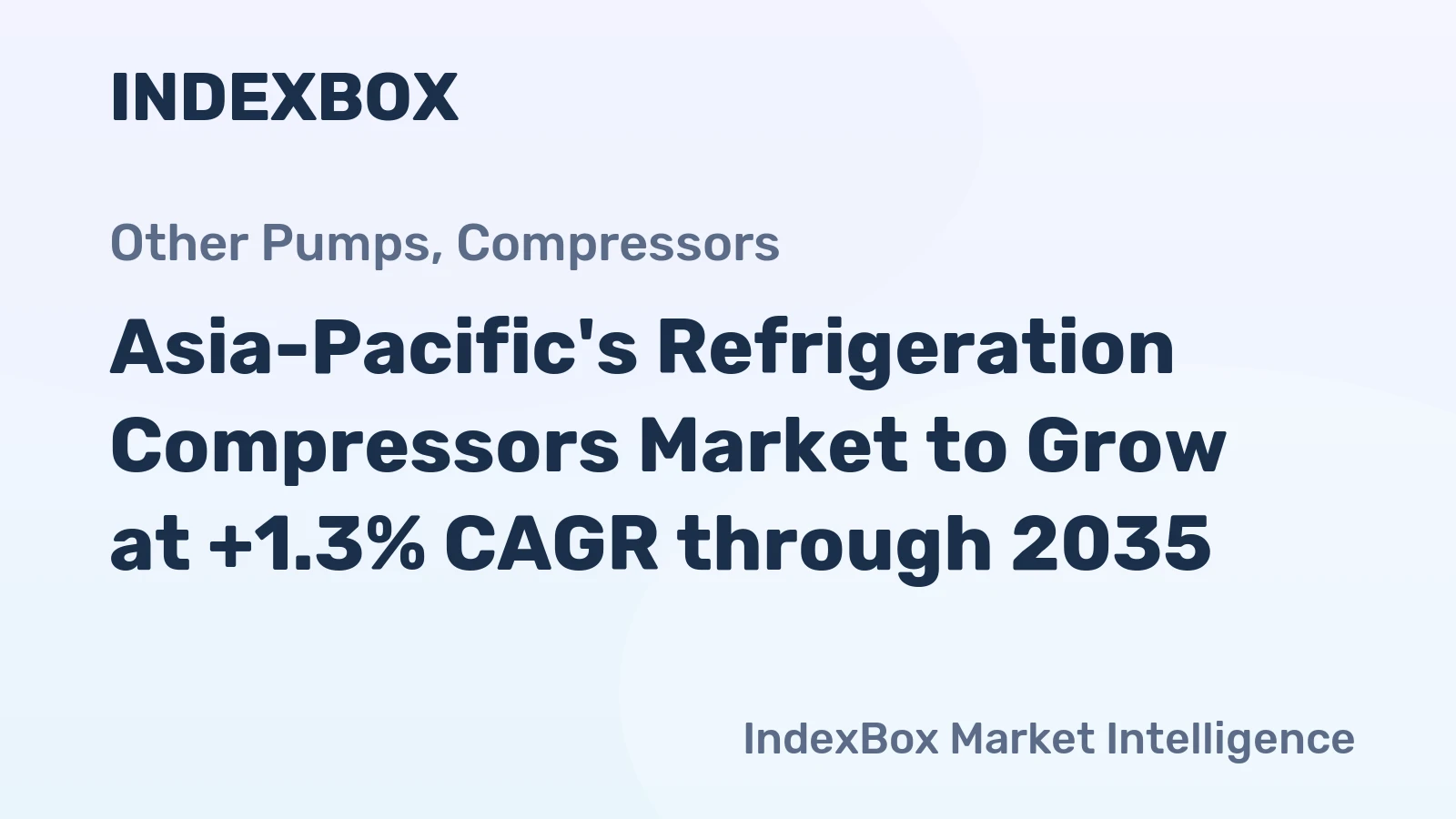 Asia-Pacific's Refrigeration Compressors Market to Grow at +1.3% CAGR through 2035