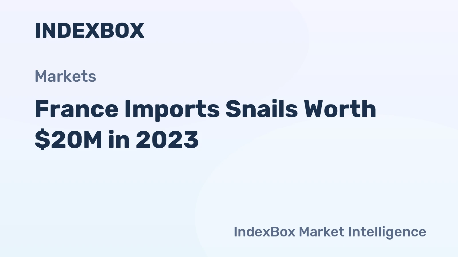 France Imports Snails Worth $20M in 2023