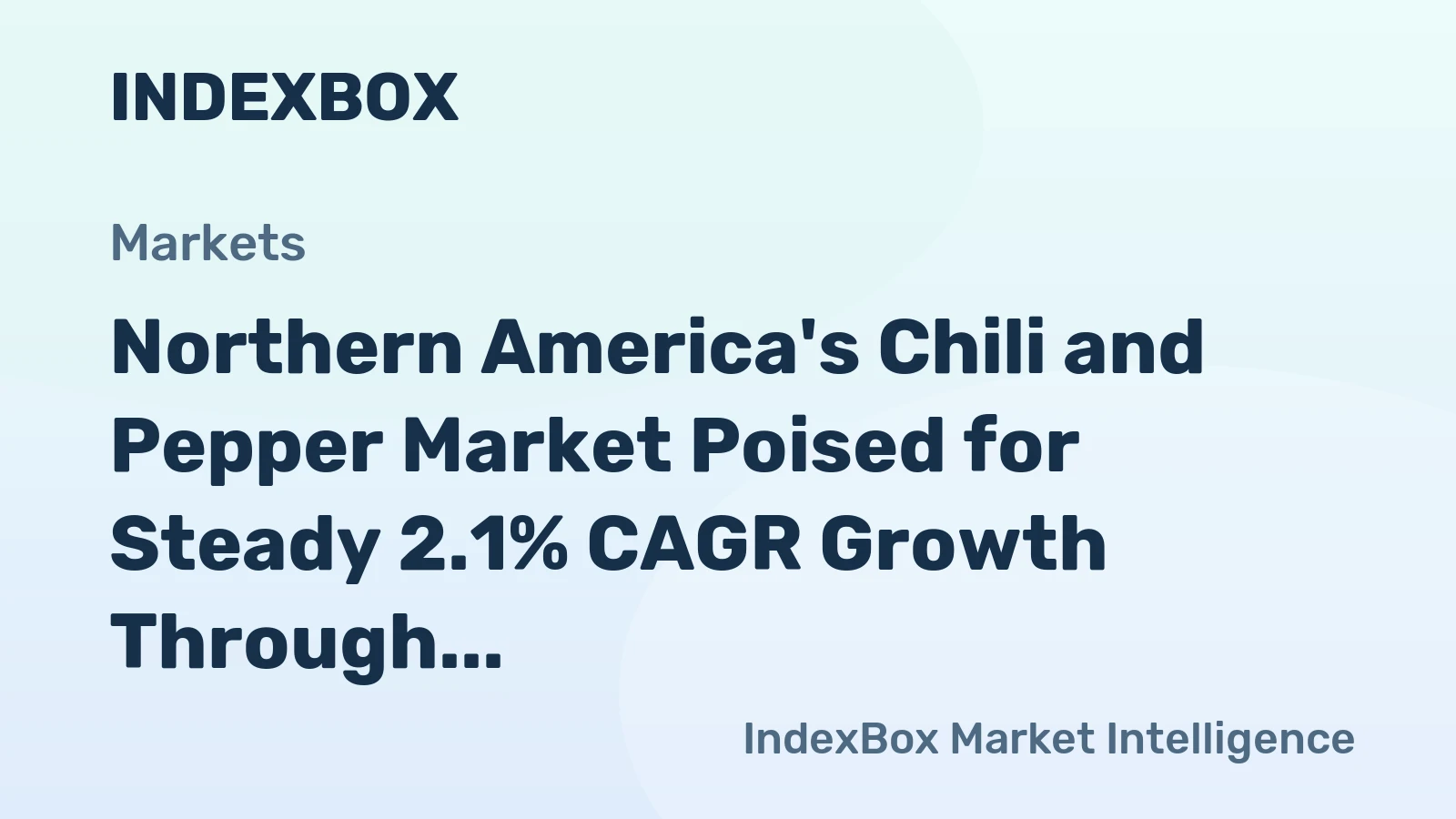 Northern America's Chili and Pepper Market Poised for Steady 2.1% CAGR Growth Through 2035