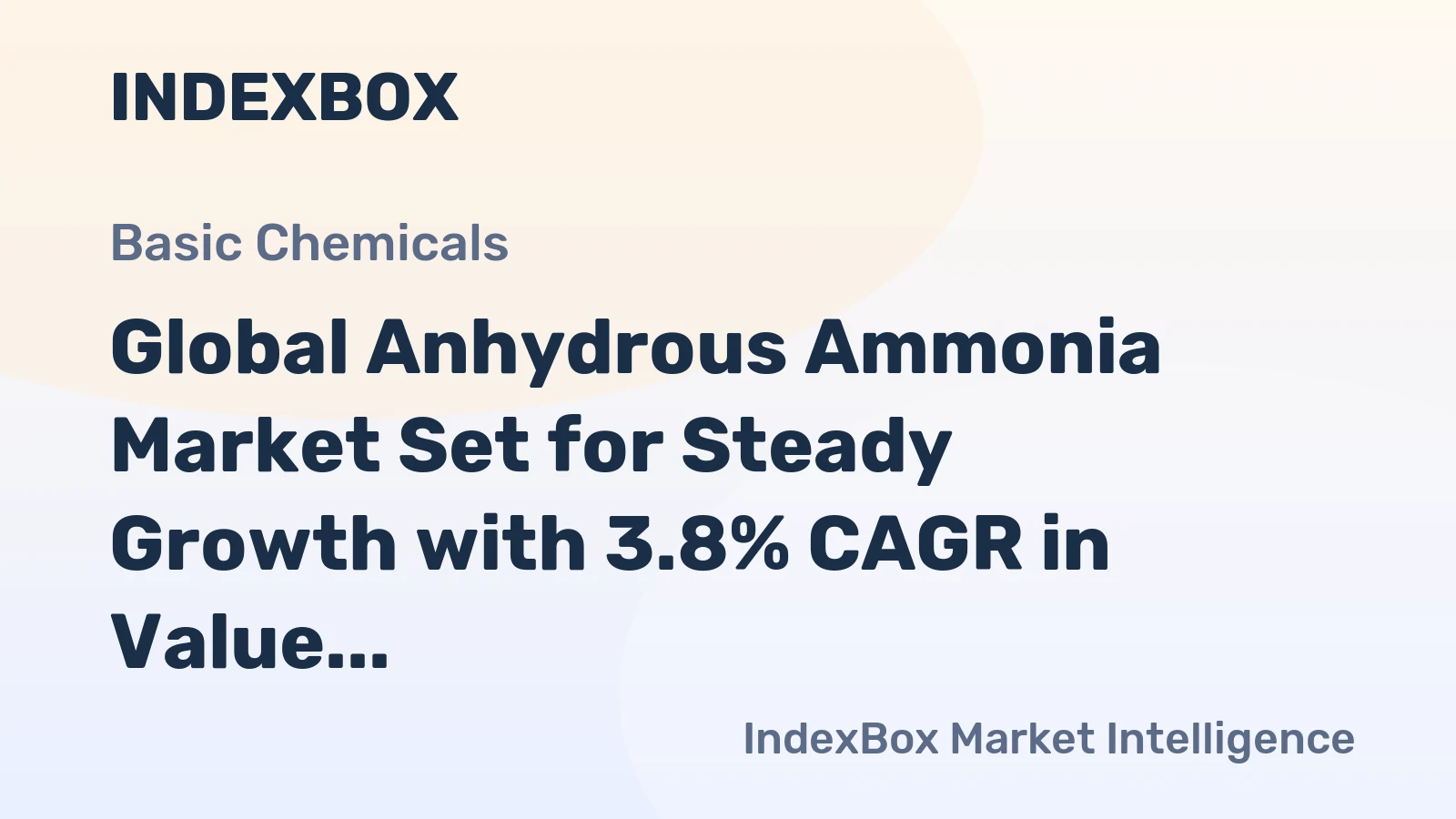 Global Anhydrous Ammonia Market Set for Steady Growth with 3.8% CAGR in Value Through 2035