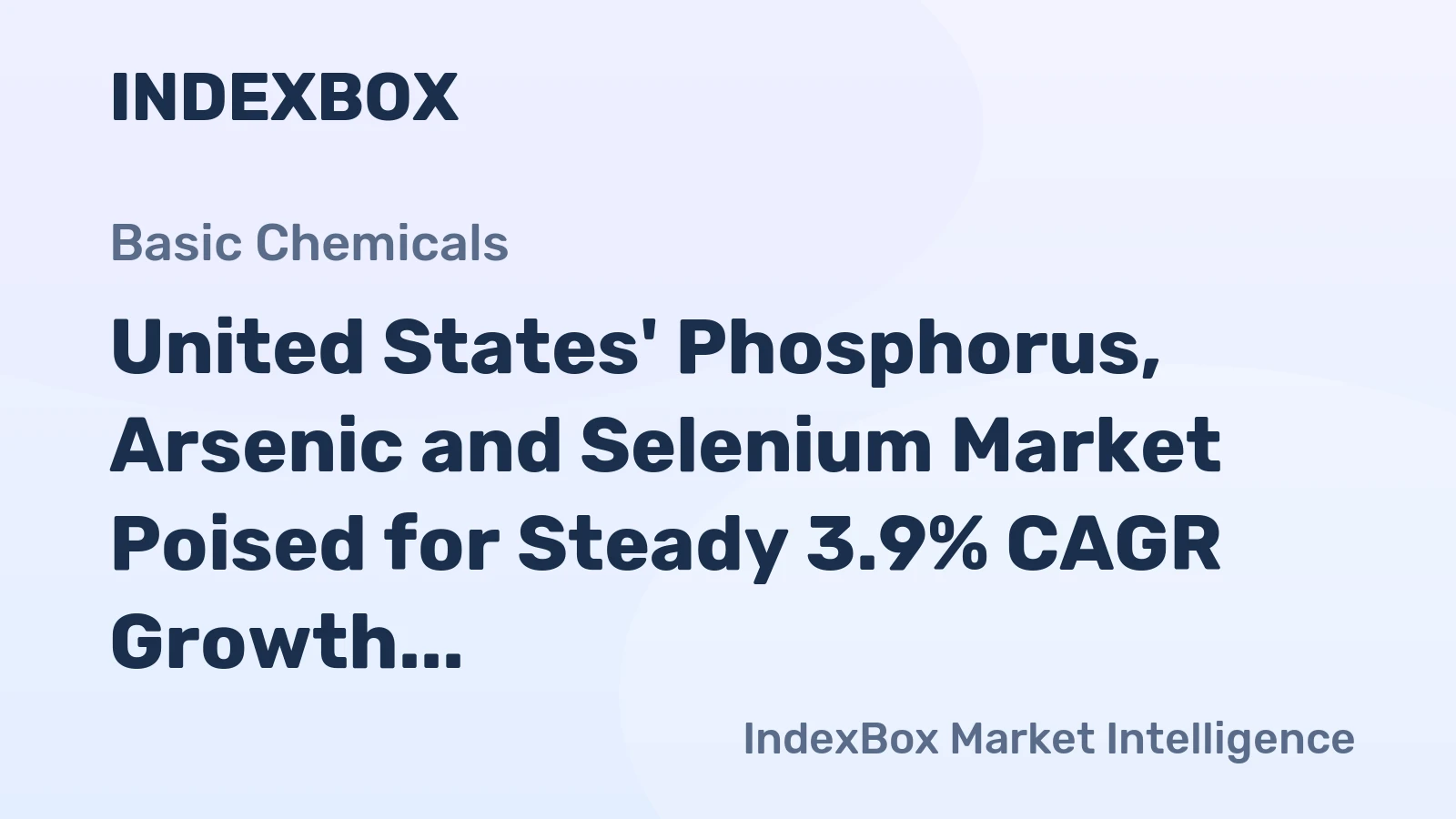 United States' Phosphorus, Arsenic and Selenium Market Poised for Steady 3.9% CAGR Growth Through 2035