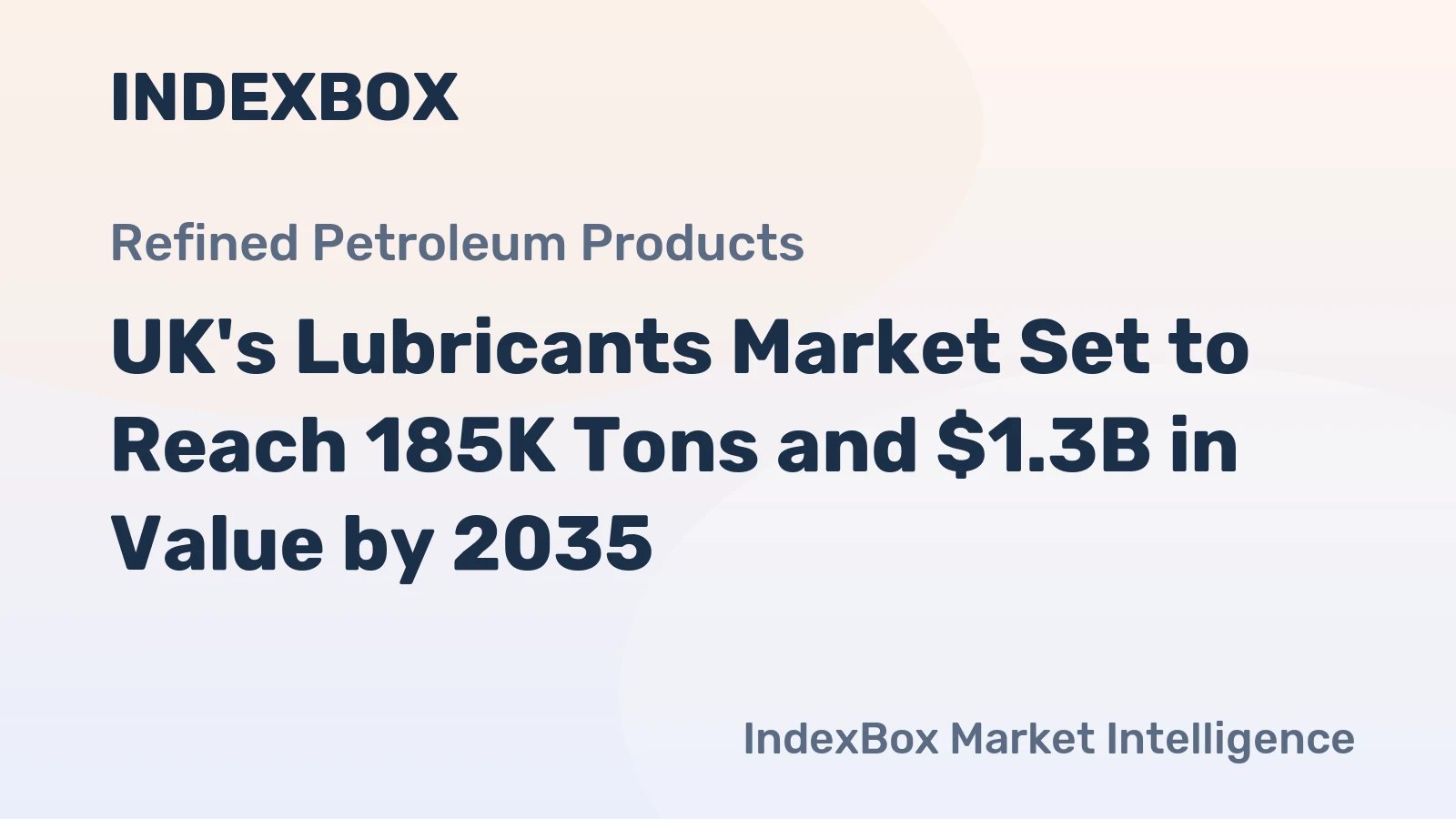 UK's Lubricants Market Set to Reach 185K Tons and $1.3B in Value by 2035