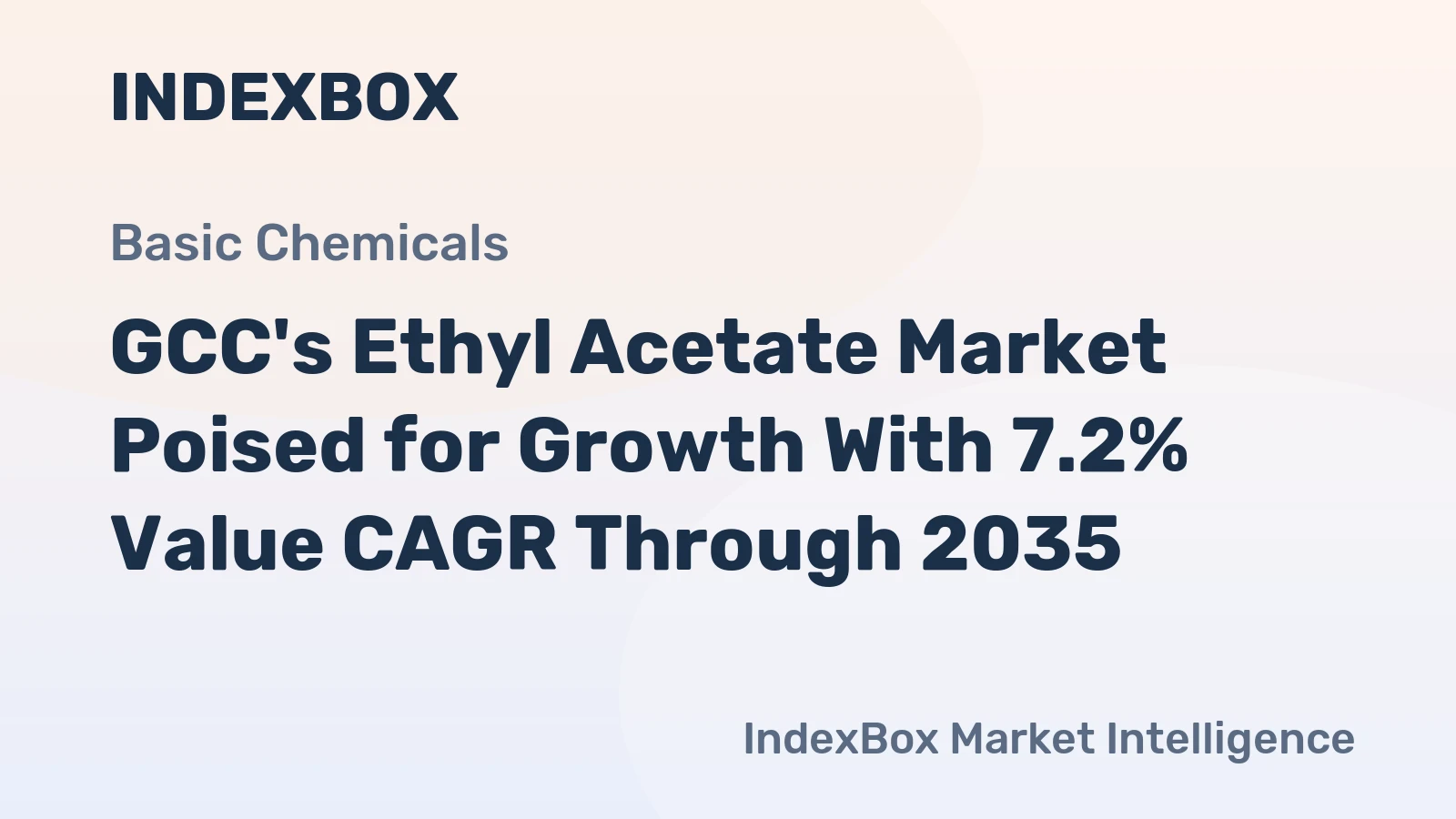 GCC's Ethyl Acetate Market Poised for Growth With 7.2% Value CAGR Through 2035