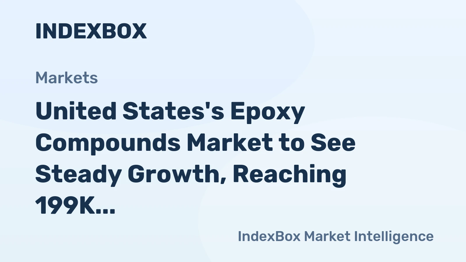 United States's Epoxy Compounds Market to See Steady Growth, Reaching 199K tons and $415M by 2035