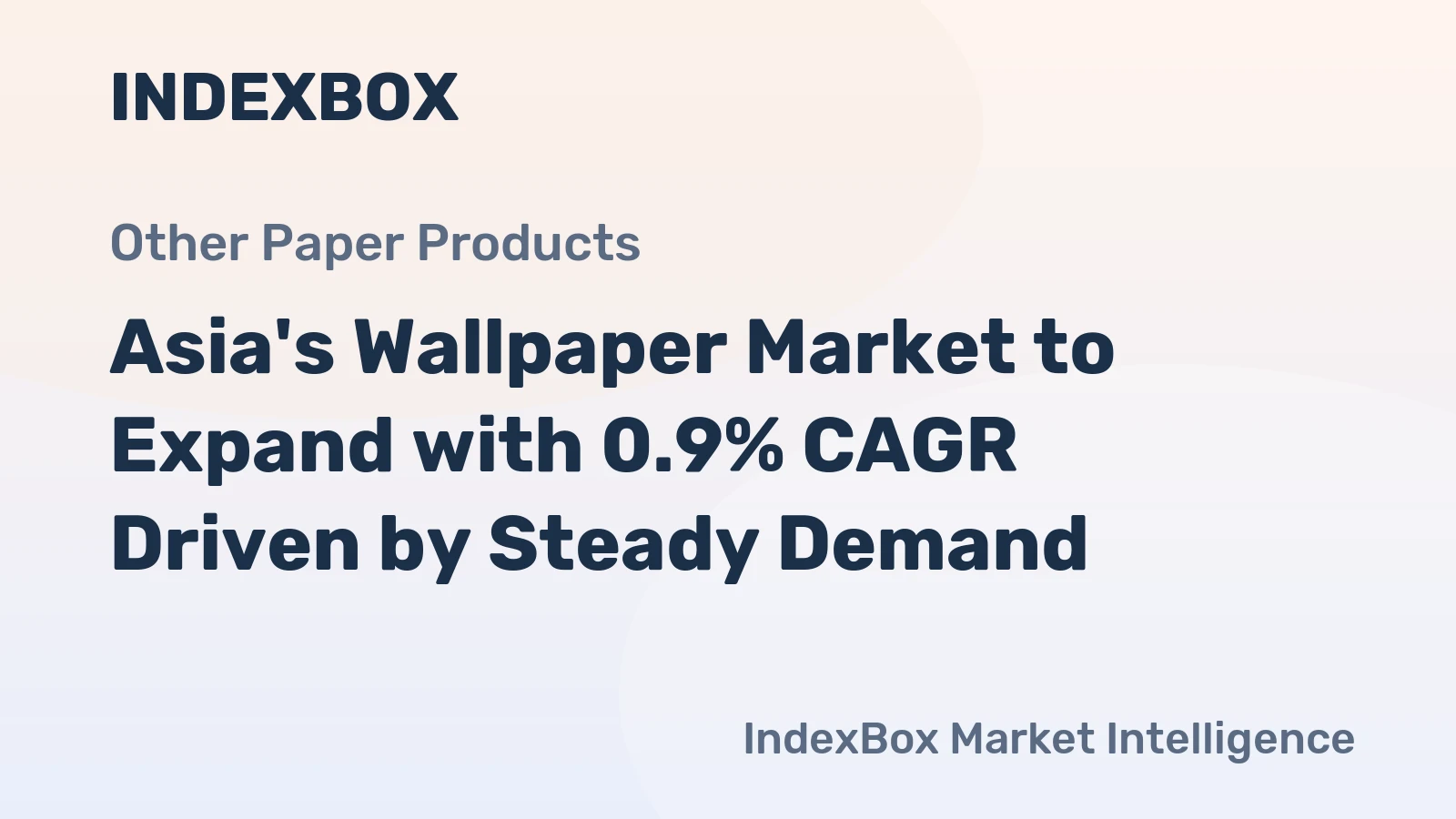 Asia's Wallpaper Market to Expand with 0.9% CAGR Driven by Steady Demand