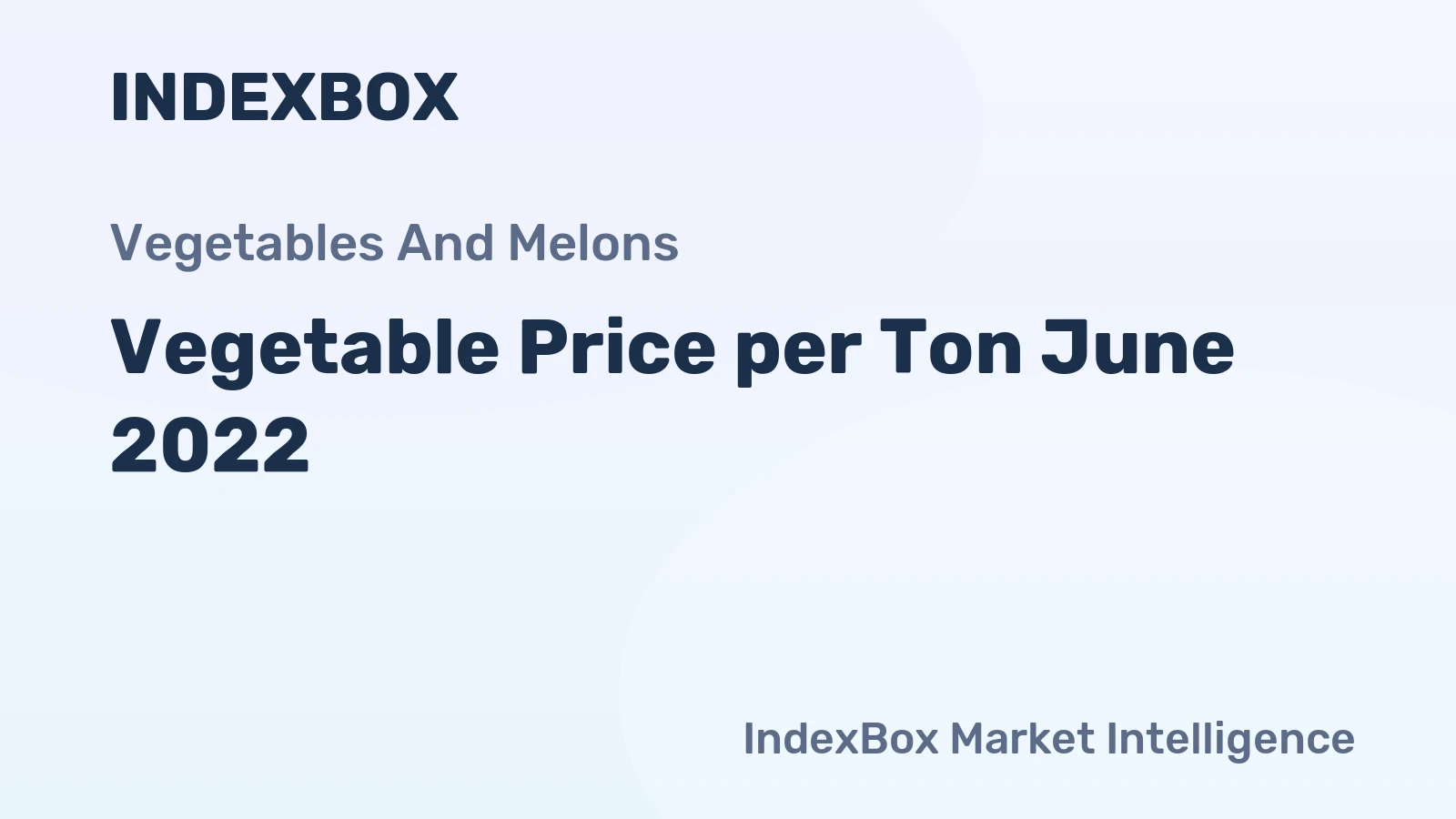 Vegetable Price per Ton June 2022