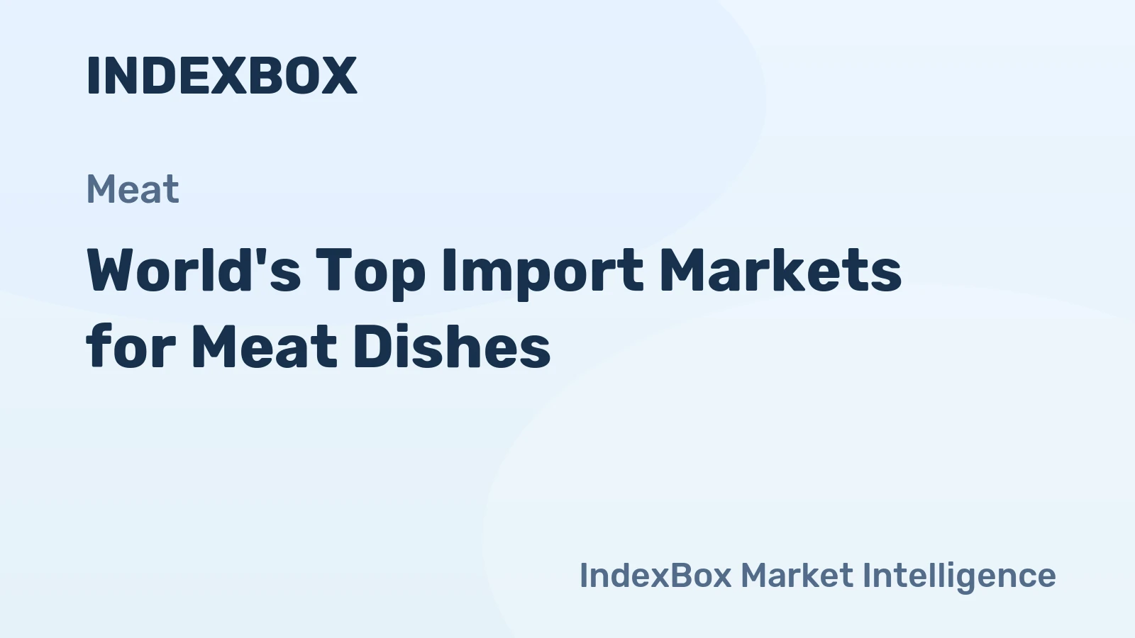 World's Top Import Markets for Meat Dishes