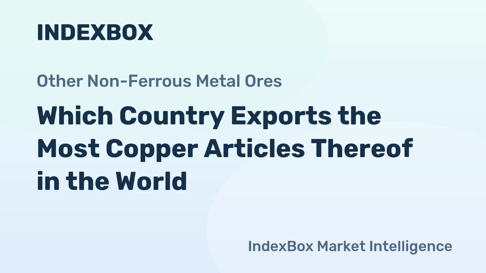 Which Country Exports the Most Copper Articles Thereof in the World?