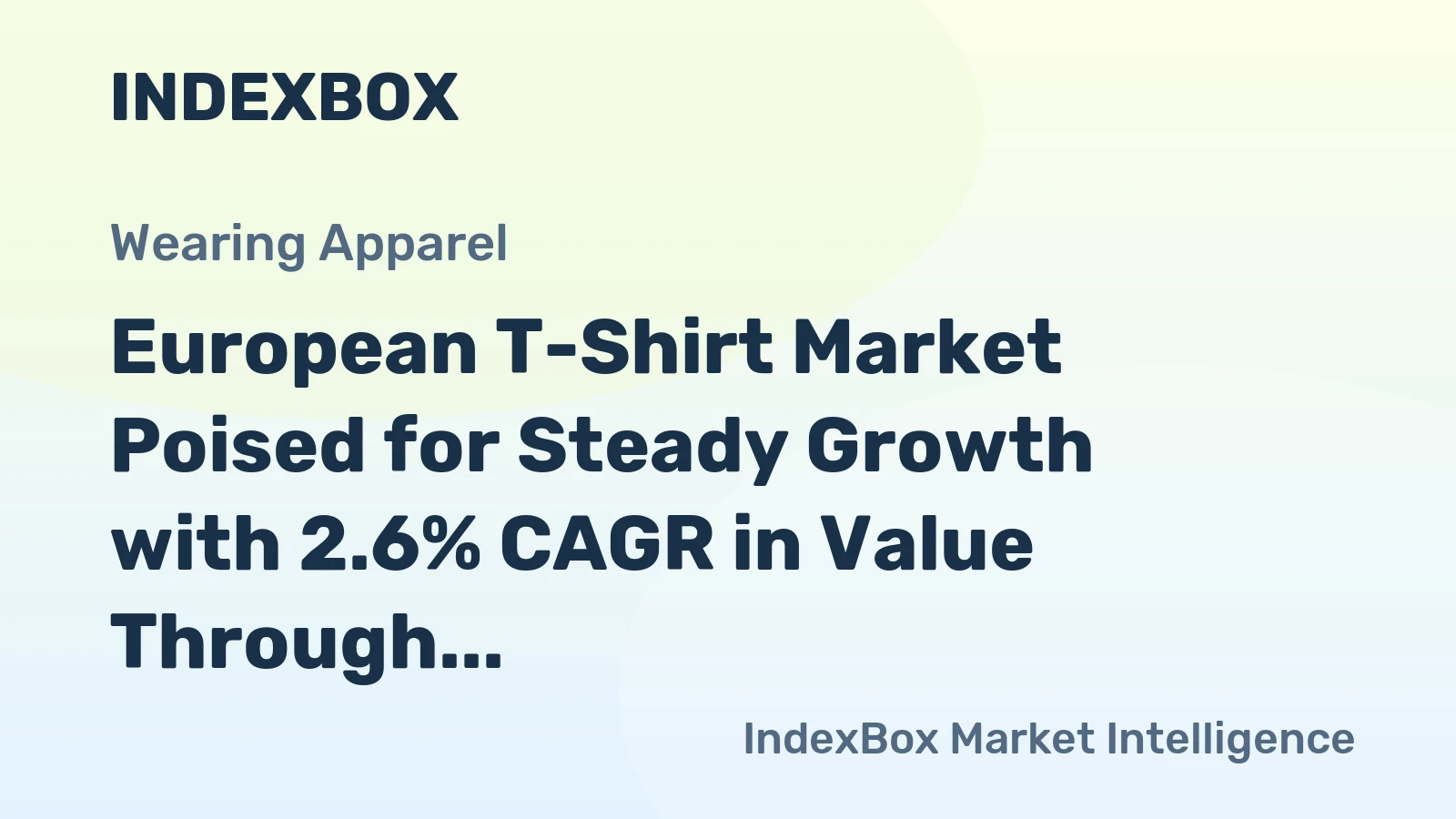 European T-Shirt Market Poised for Steady Growth with 2.6% CAGR in Value Through 2035