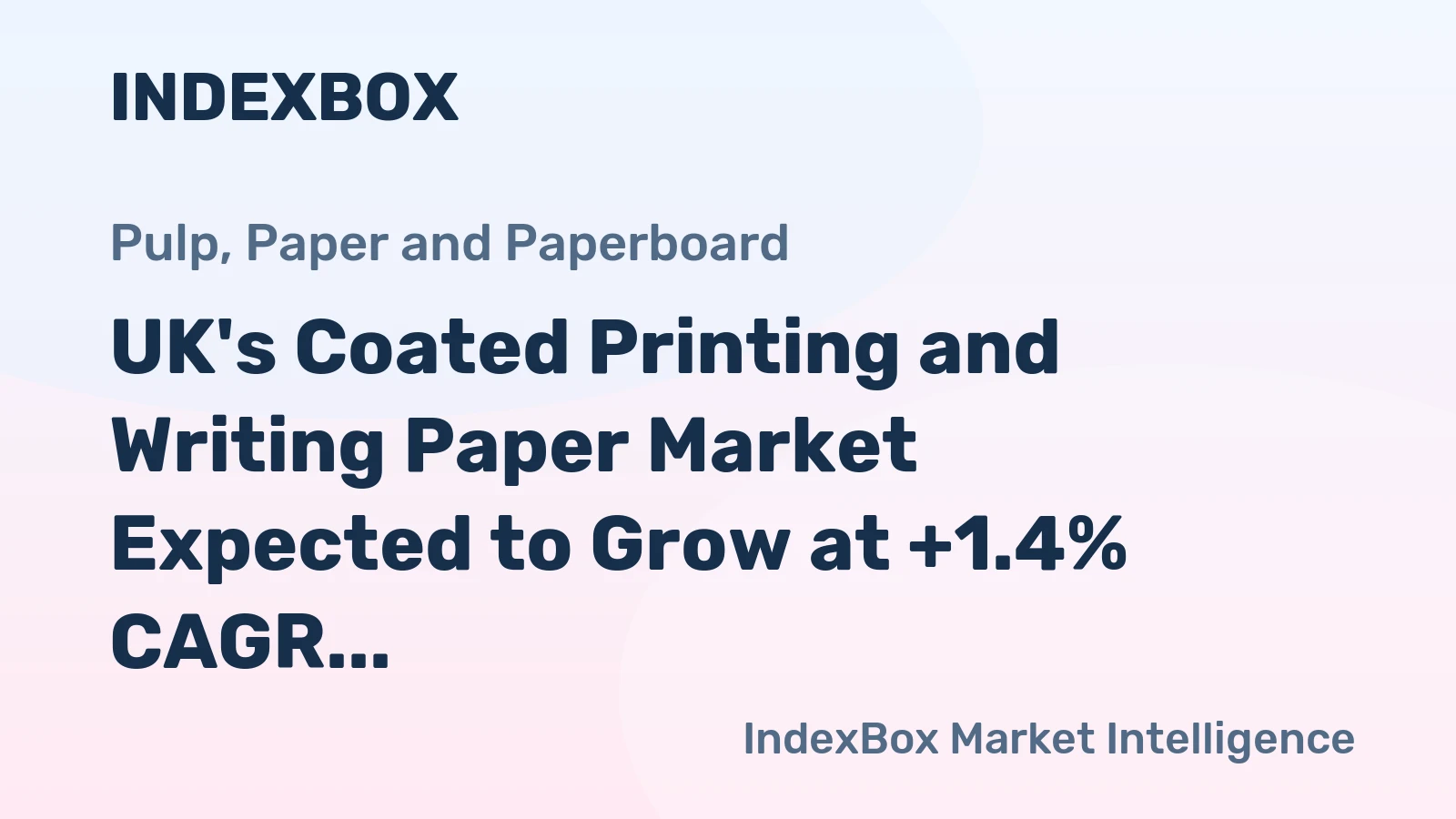 UK's Coated Printing and Writing Paper Market Expected to Grow at +1.4% CAGR, Reaching 717K Tons by 2035