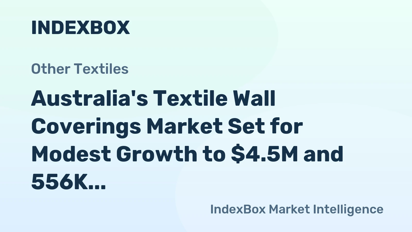 Australia's Textile Wall Coverings Market Set for Modest Growth to $4.5M and 556K Square Meters by 2035