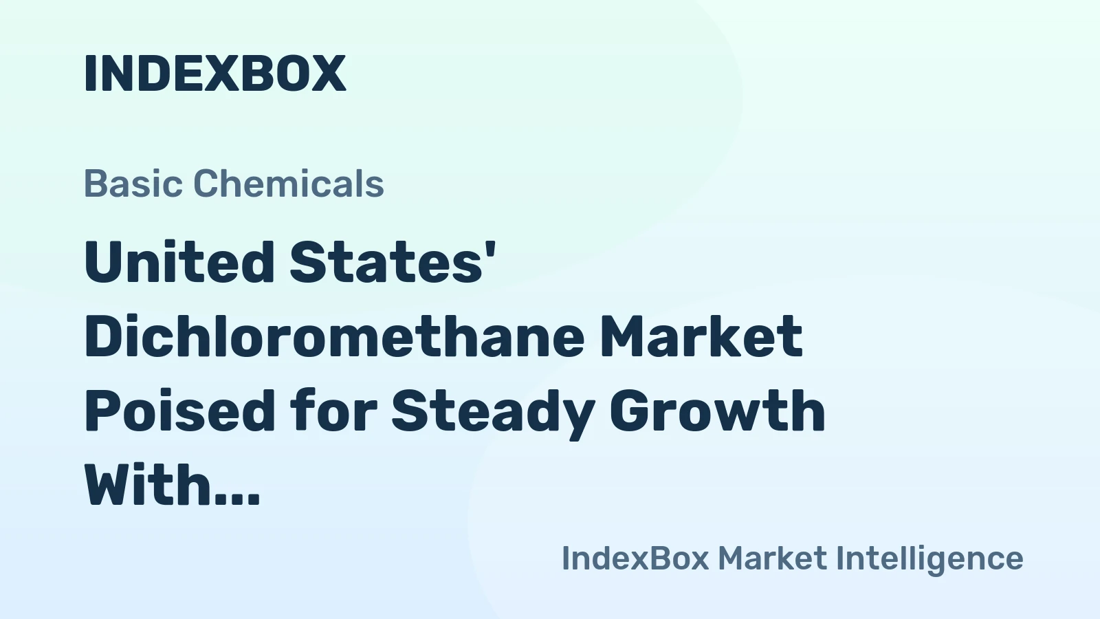 United States' Dichloromethane Market Poised for Steady Growth With 1.7% Volume CAGR Through 2035