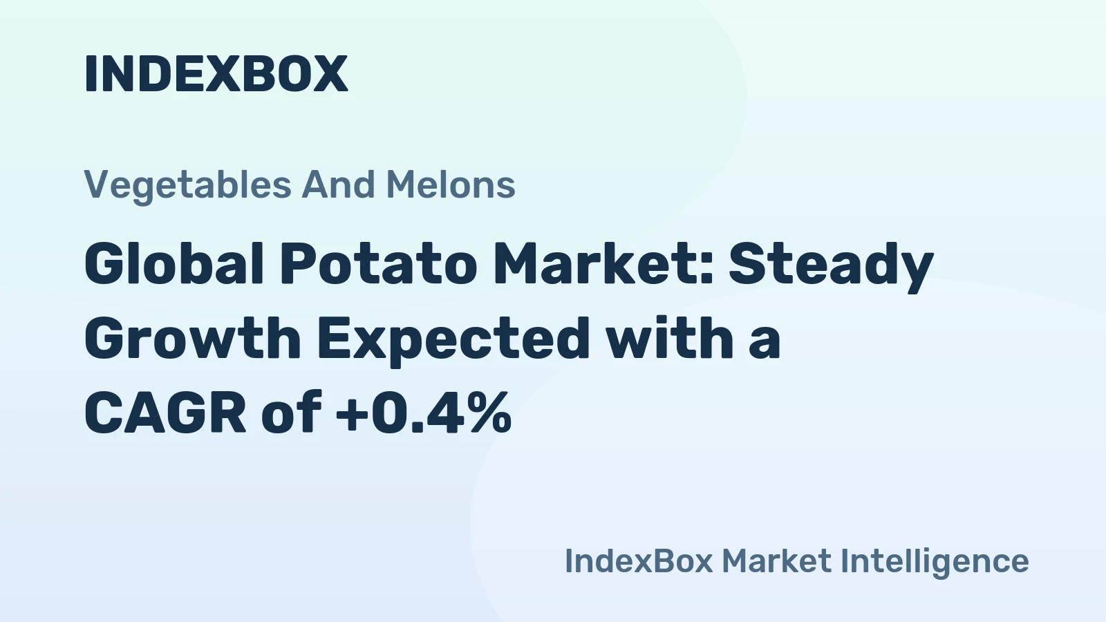 Global Potato Market: Steady Growth Expected with a CAGR of +0.4%