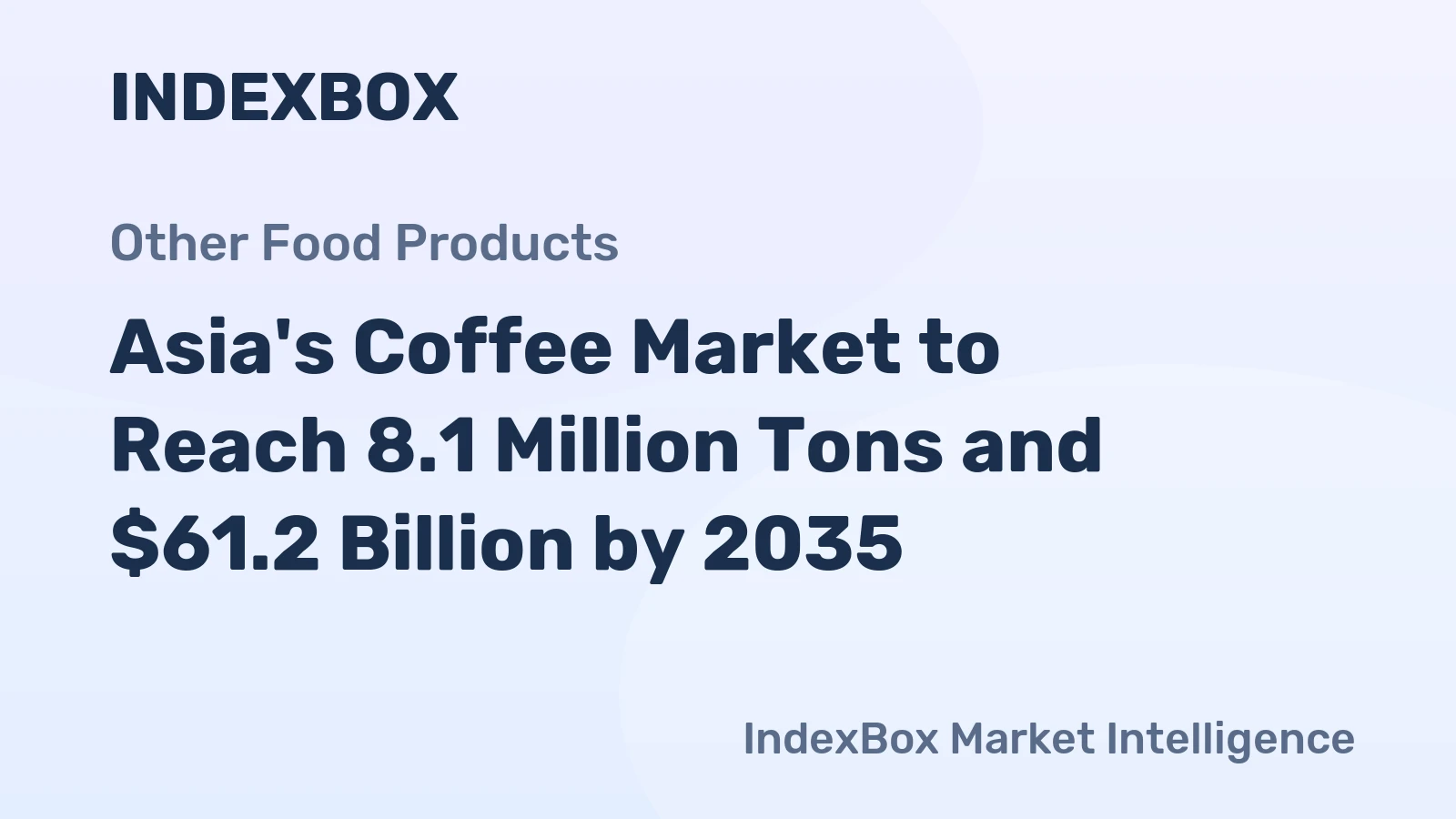 Asia's Coffee Market to Reach 8.1 Million Tons and $61.2 Billion by 2035