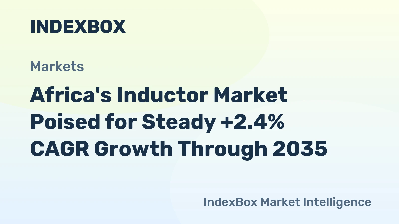 Africa's Inductor Market Poised for Steady +2.4% CAGR Growth Through 2035