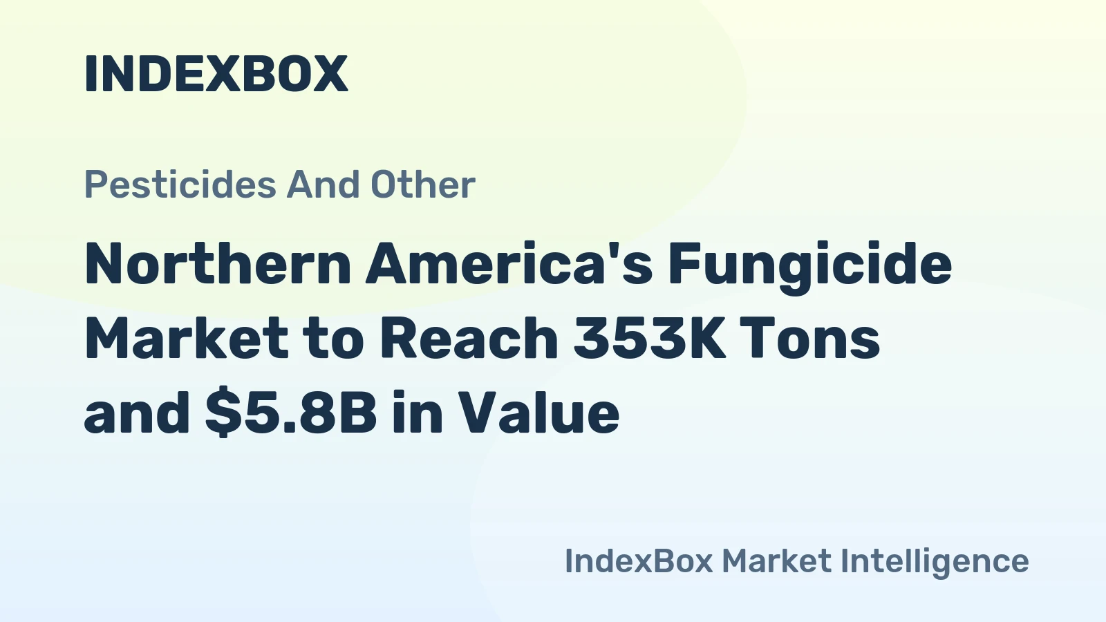 Northern America's Fungicide Market to Reach 353K Tons and $5.8B in Value