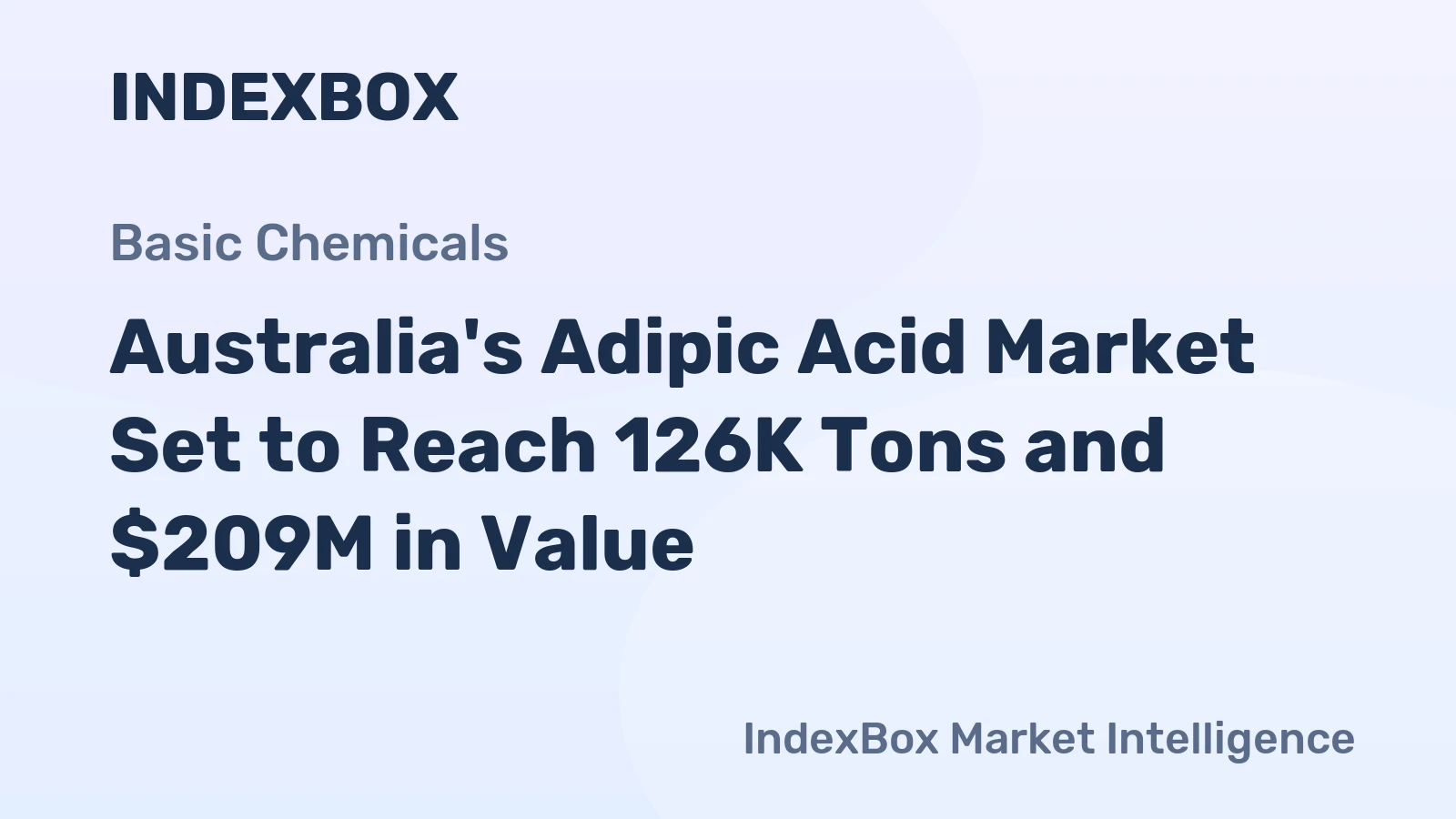 Australia's Adipic Acid Market Set to Reach 126K Tons and $209M in Value