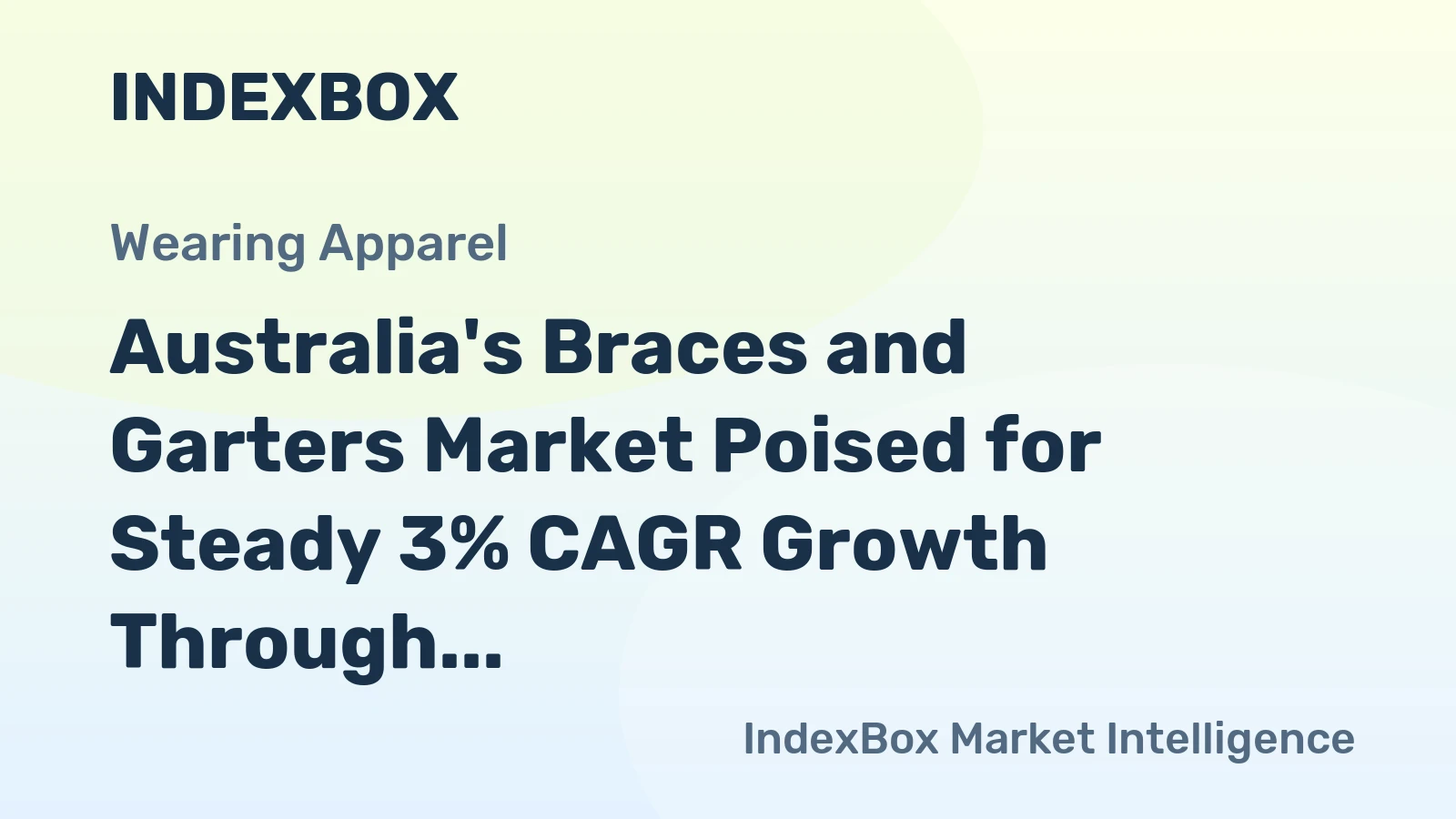 Australia's Braces and Garters Market Poised for Steady 3% CAGR Growth Through 2035