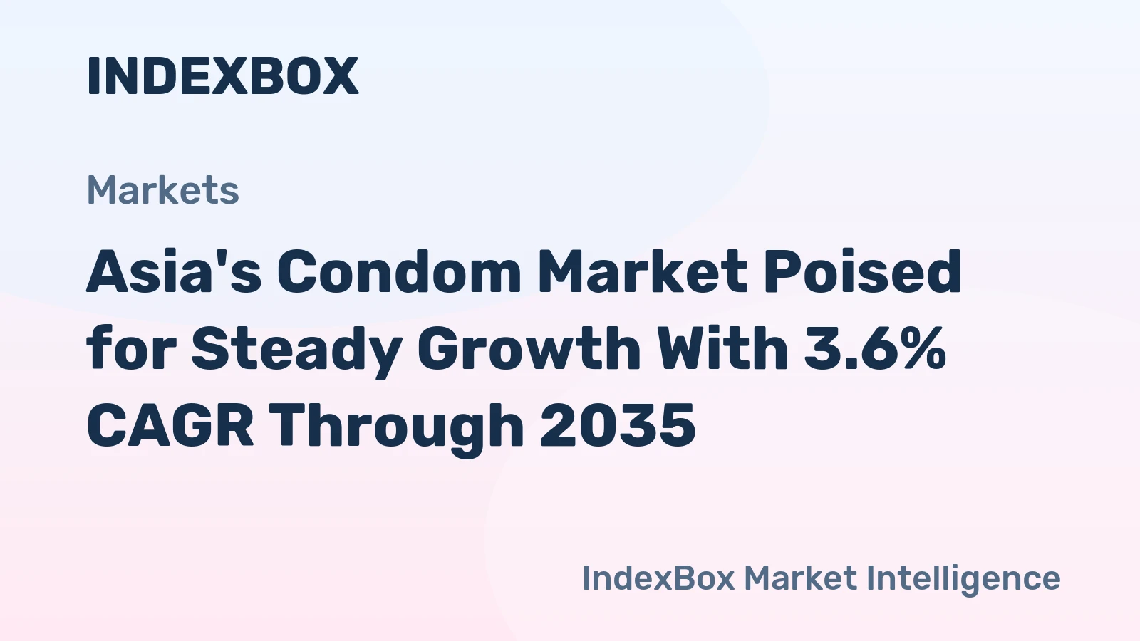 Asia's Condom Market Poised for Steady Growth With 3.6% CAGR Through 2035